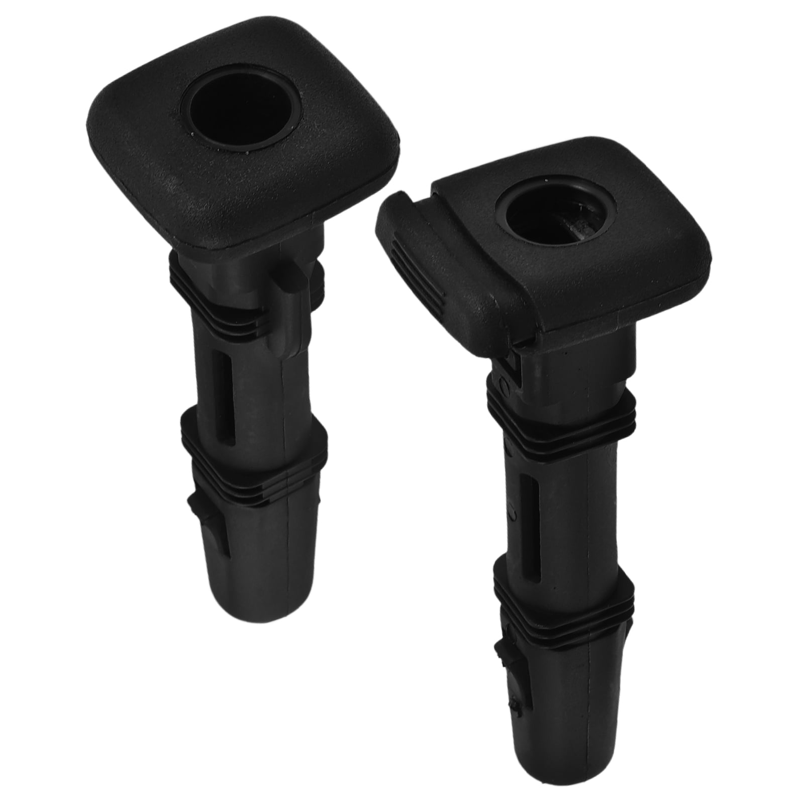 Hytrove Black Headrests Post Inserts Car Seat Headrests Guide Inserts ...