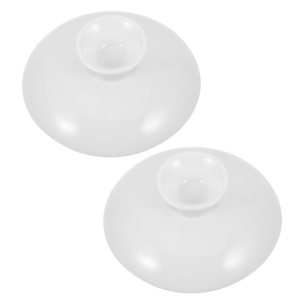 Zehuanyu 2 Pcs Ceramic Tea Cup Lid Starter Relay Host Bracket Desktop ...