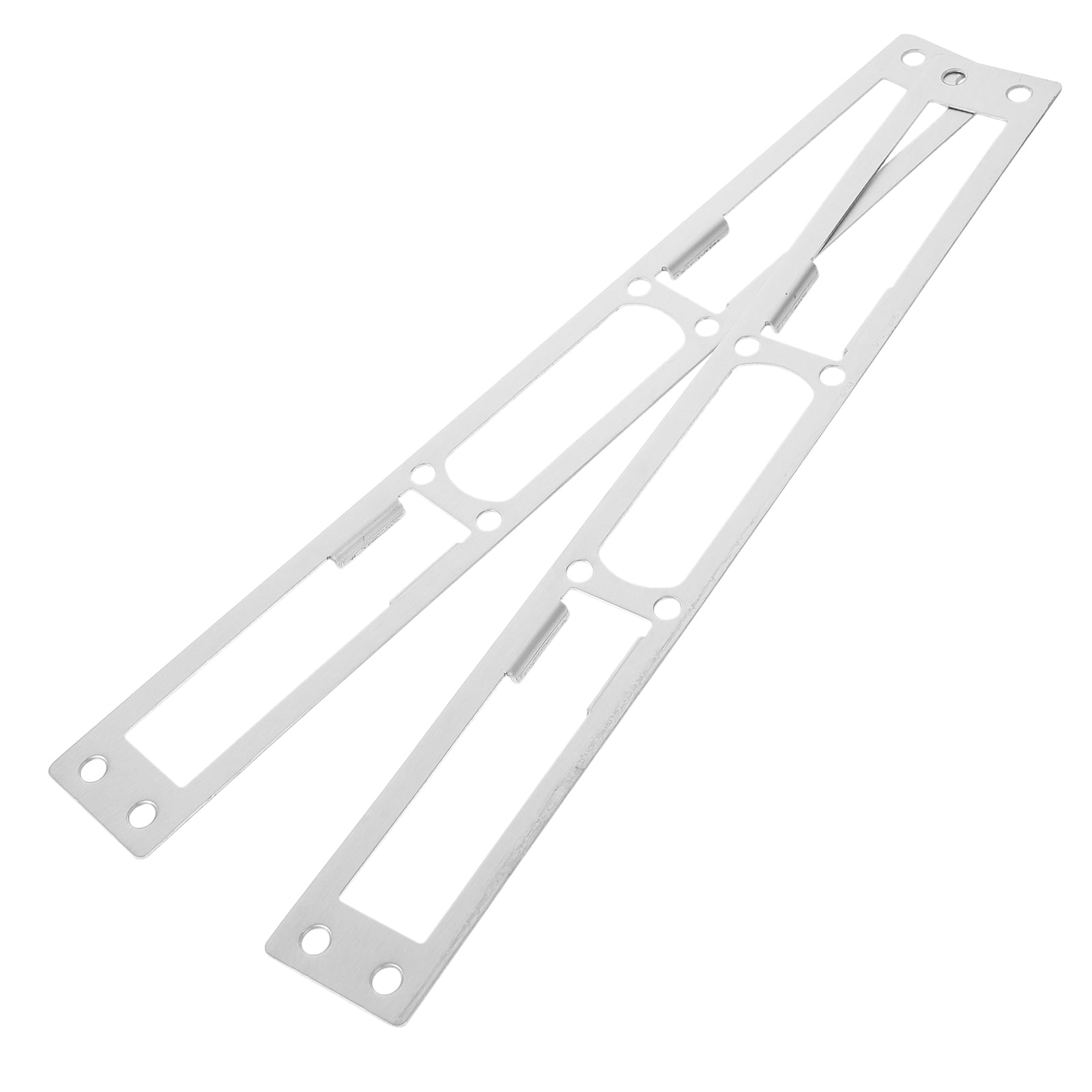 Zehuanyu 2 Pcs Deadbolt Strike Plate Cover Deadlock Latches Door Silver ...