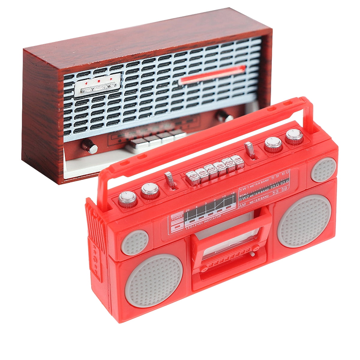 Zehuanyu 2 Pcs Dollhouse Radio Decorations Scene Baby Toddler - Walmart.com
