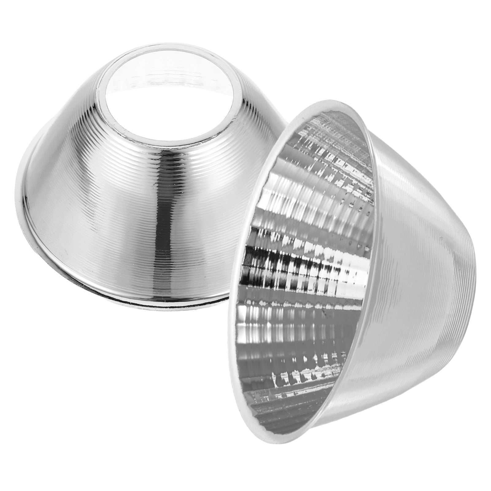SOPOTUTU Bright Spotlight Reflector Silver Aluminum 2Pcs - Walmart.com