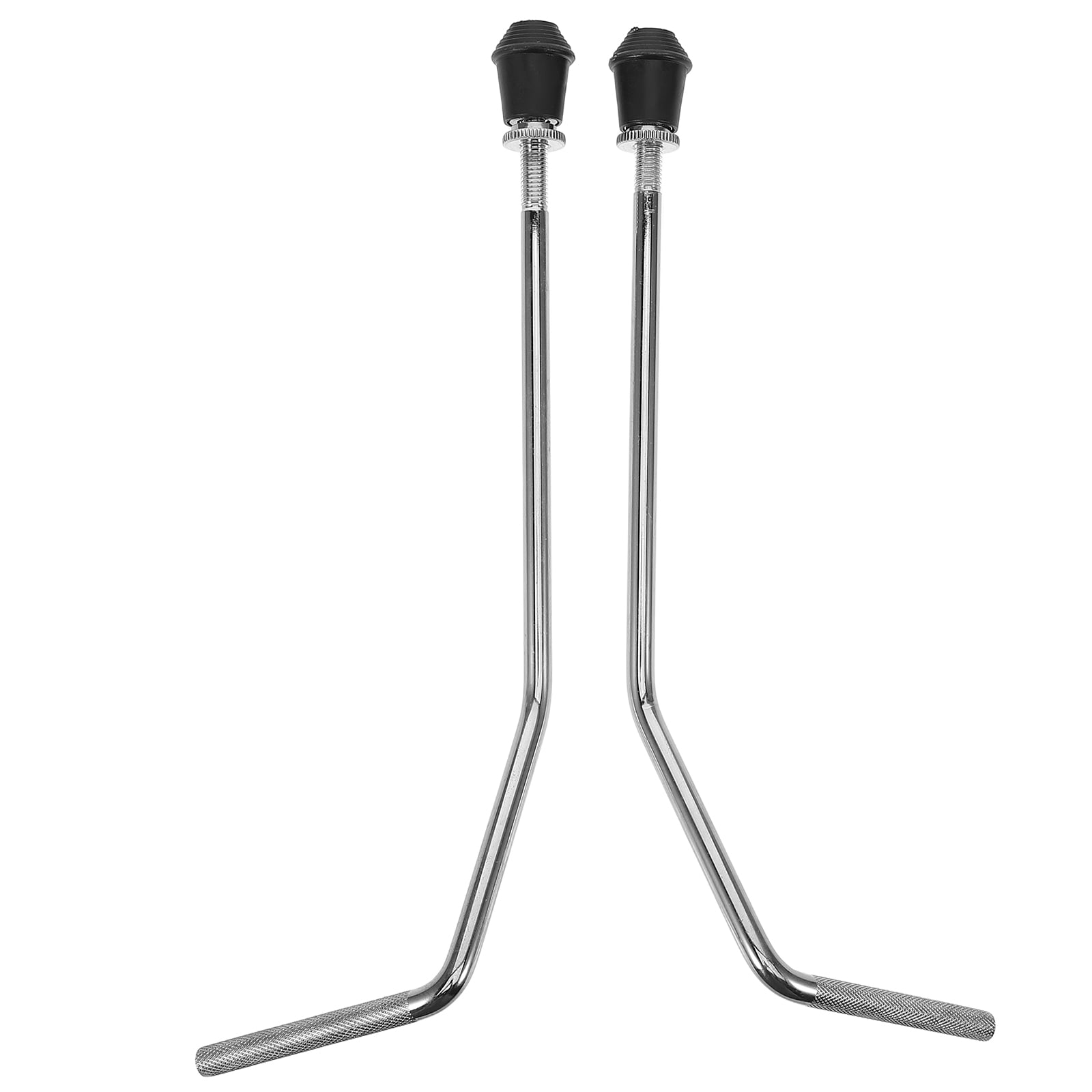 Zehuanyu 2 Pcs Floor Tom Leg Mount Bracket Drum Legs Instrument Silver ...