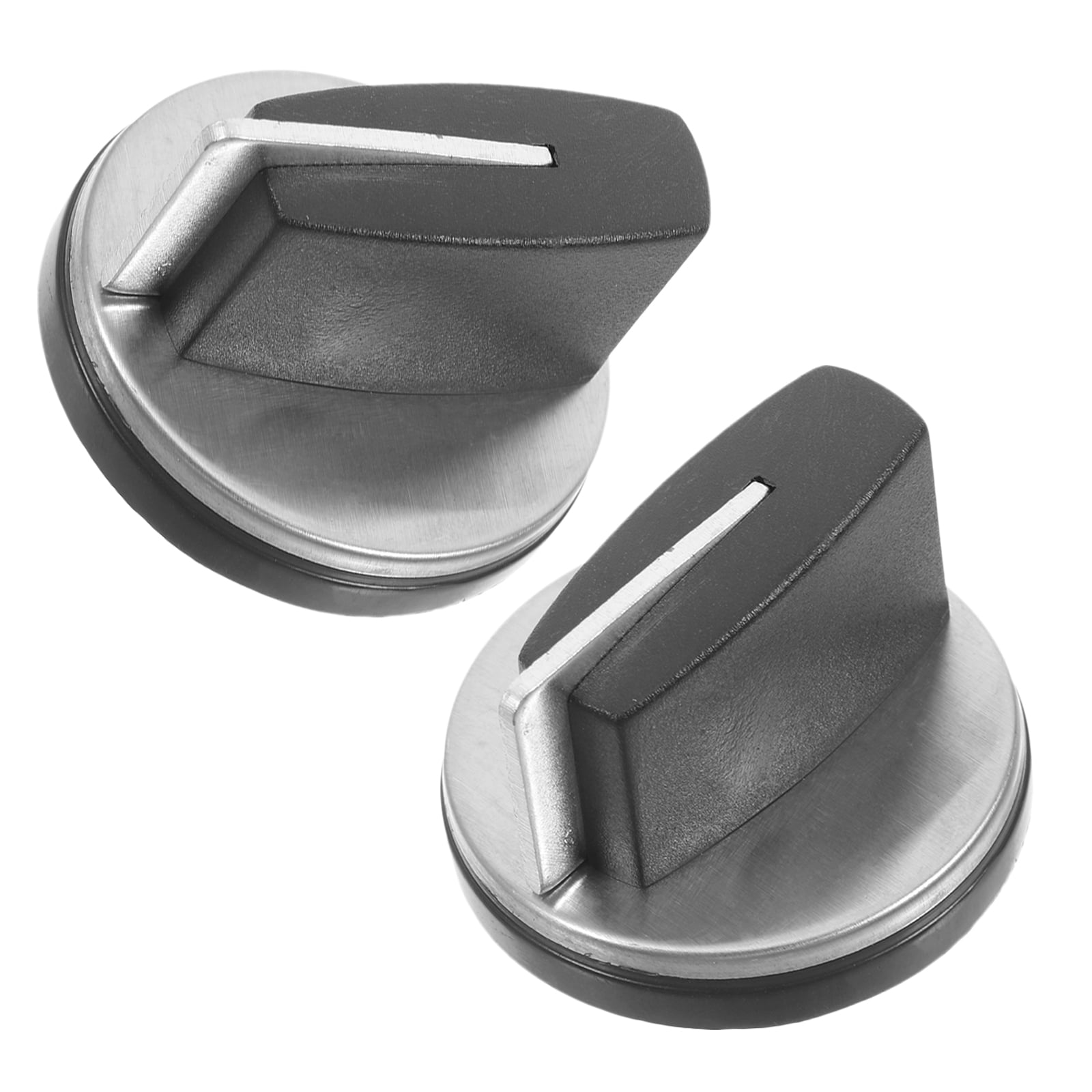 HEMOTON 2pcs Universal Gas Stove Knobs Plastic Control Knobs for Kitchen Range Replacement ...