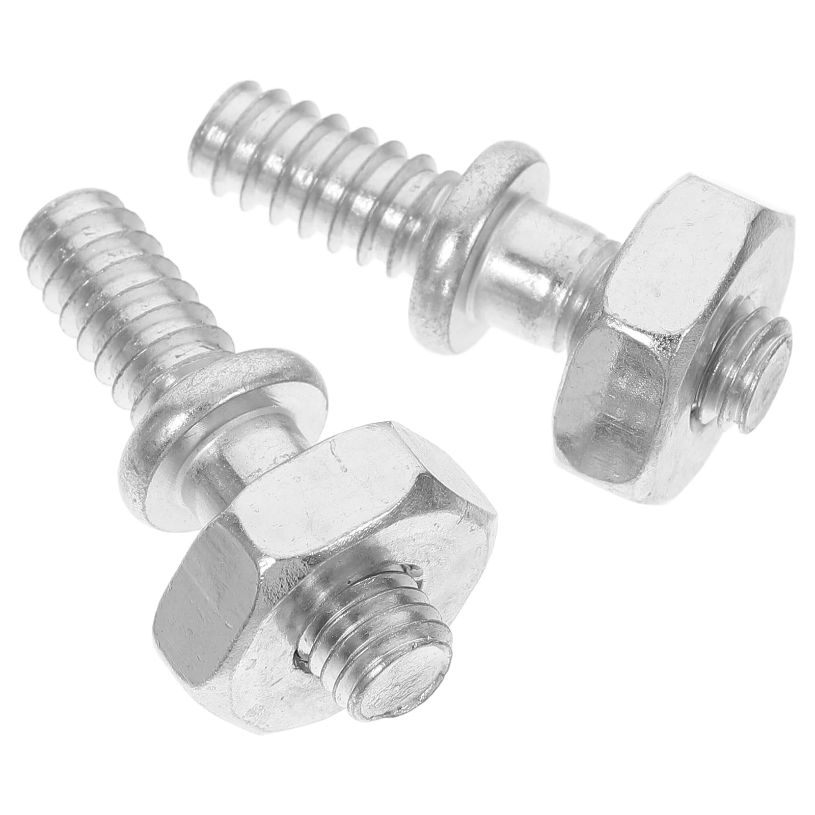 Zehuanyu 2 Pcs Guide Screw Double-headed Chains Steel Bolts and Nut ...