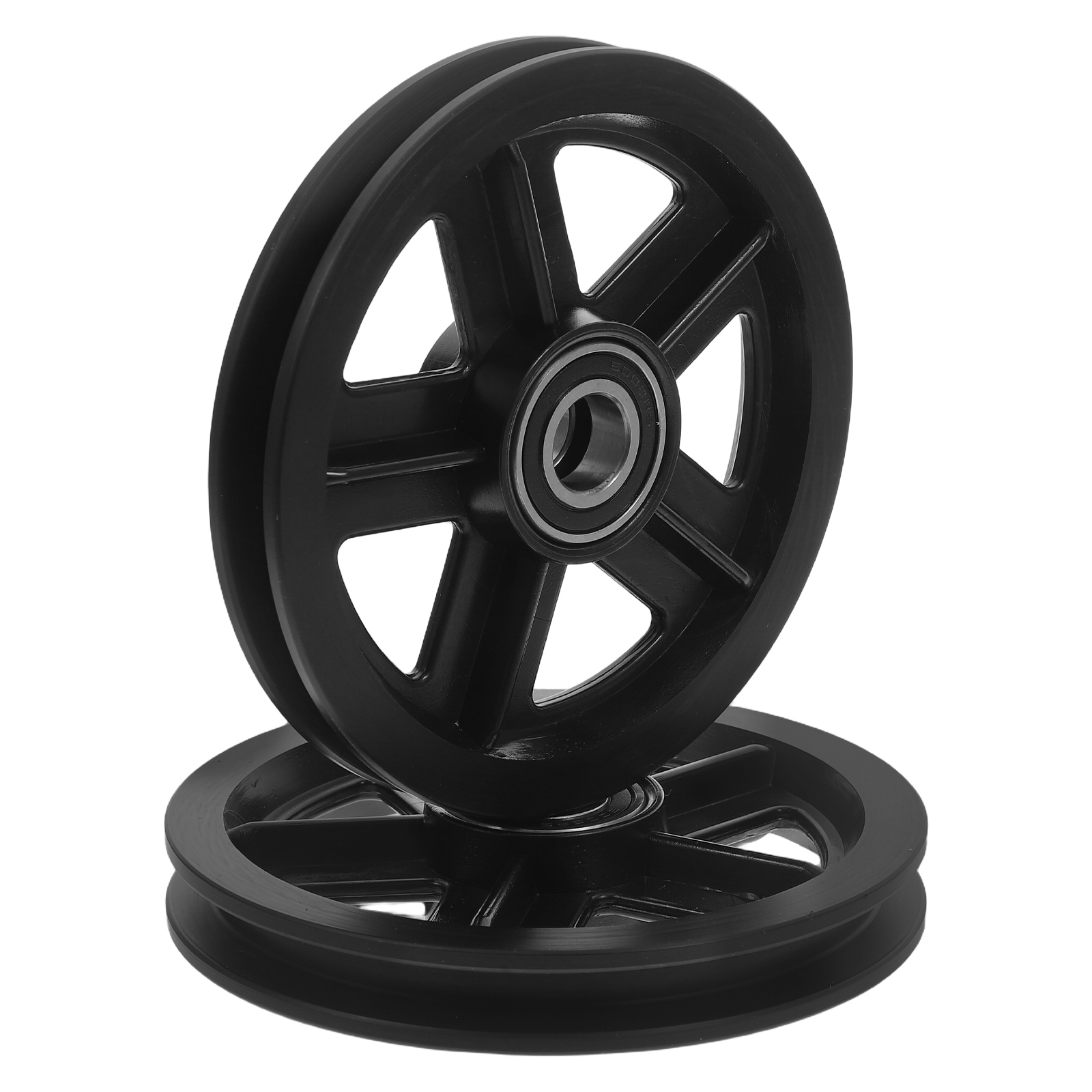 Zehuanyu 2 Pcs Hanging Rail Wheels Decor Double Detachable Shoe Buckles ...