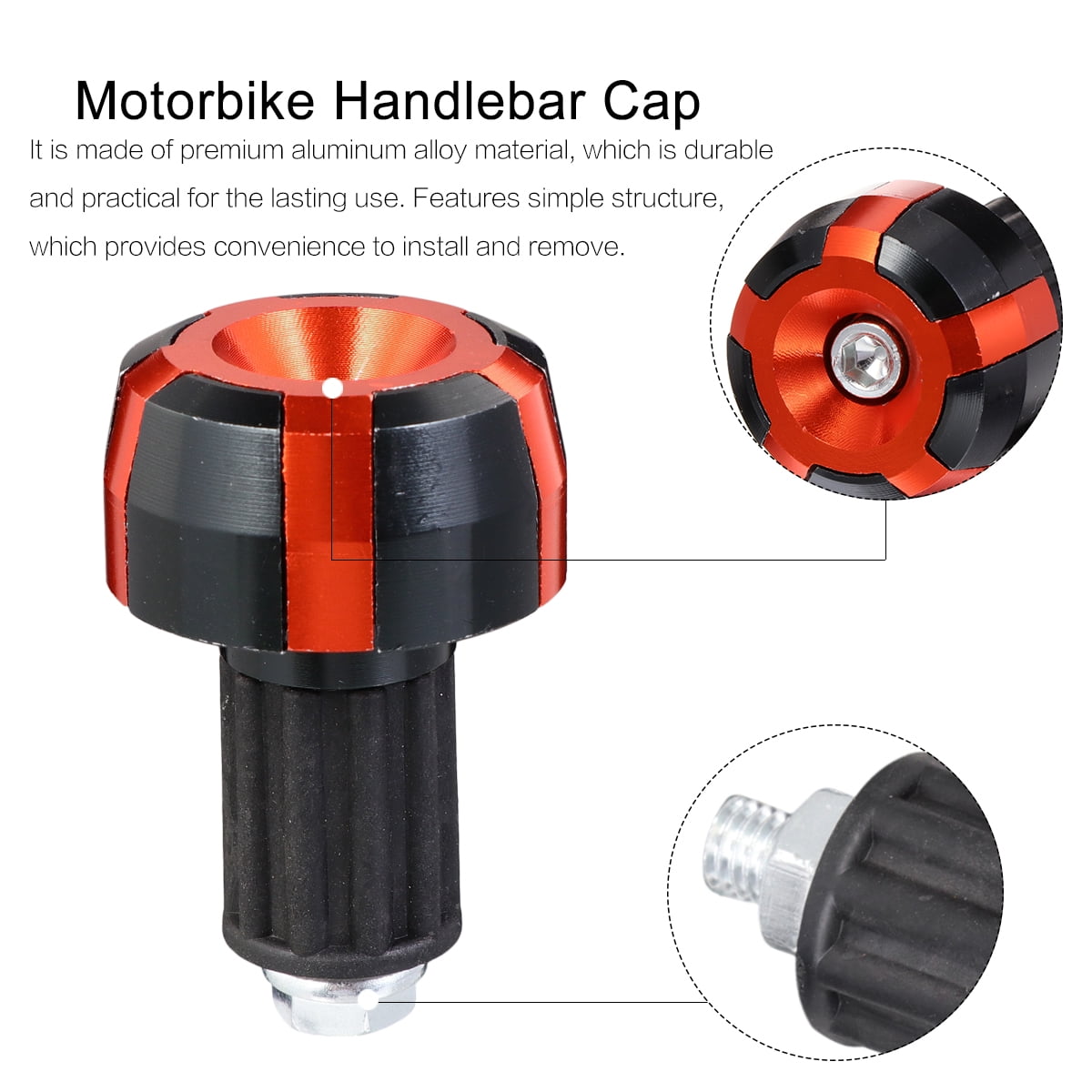 Zehuanyu 2 Pcs Hat Handlebars Plug Minimize Motorcycle Damage - Walmart.com