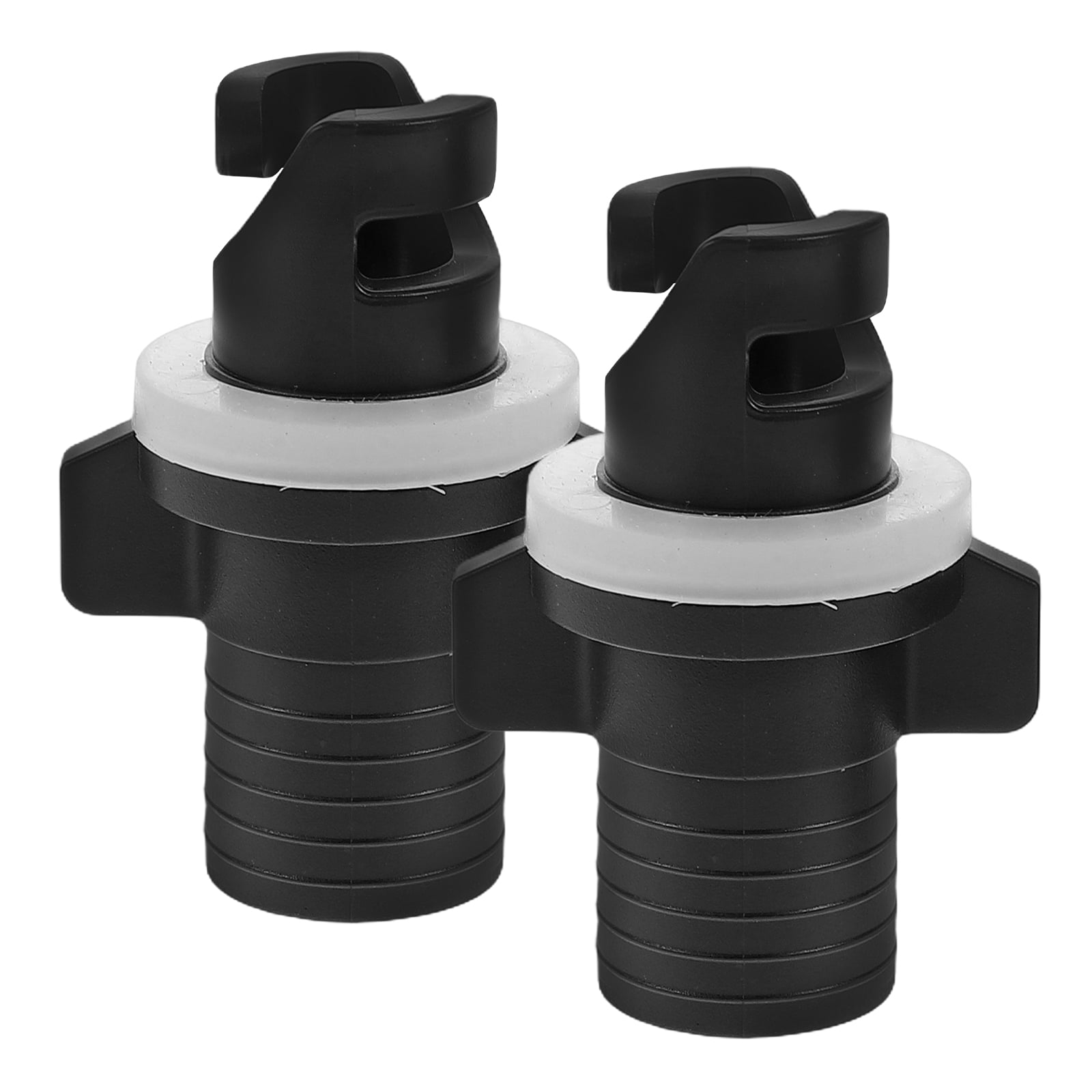 Zehuanyu 2-Pack Inflatable Boat Valve Clear Hook Plug with Black Hose ...