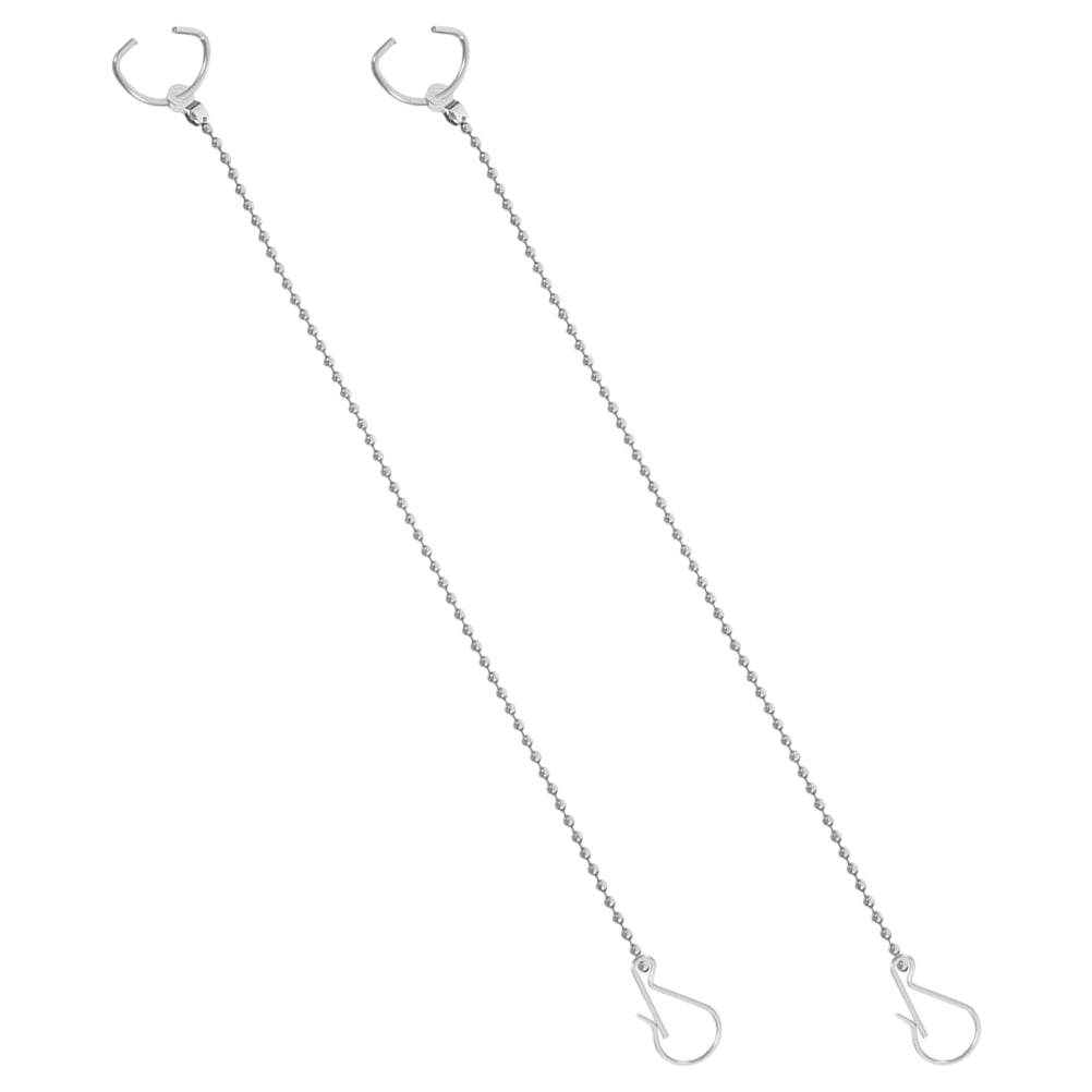 Zehuanyu 2 Pcs PVC Pipe Clamps Drain Valve Chain Toilet Flapper ...