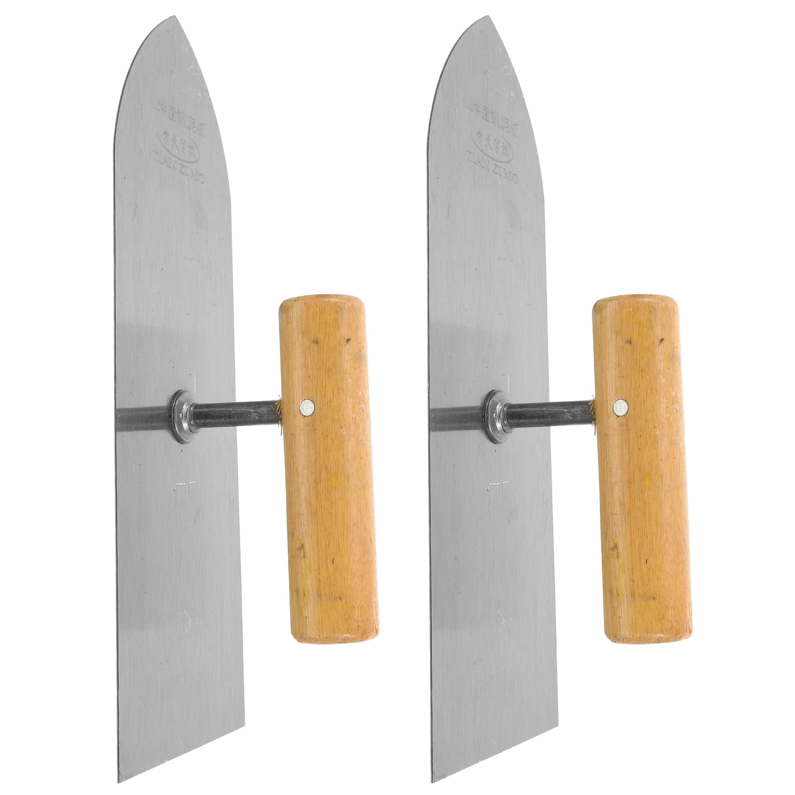 Zehuanyu 2 Pcs Concrete Finishing Trowel Drywall Smoothing Spatula Flat ...