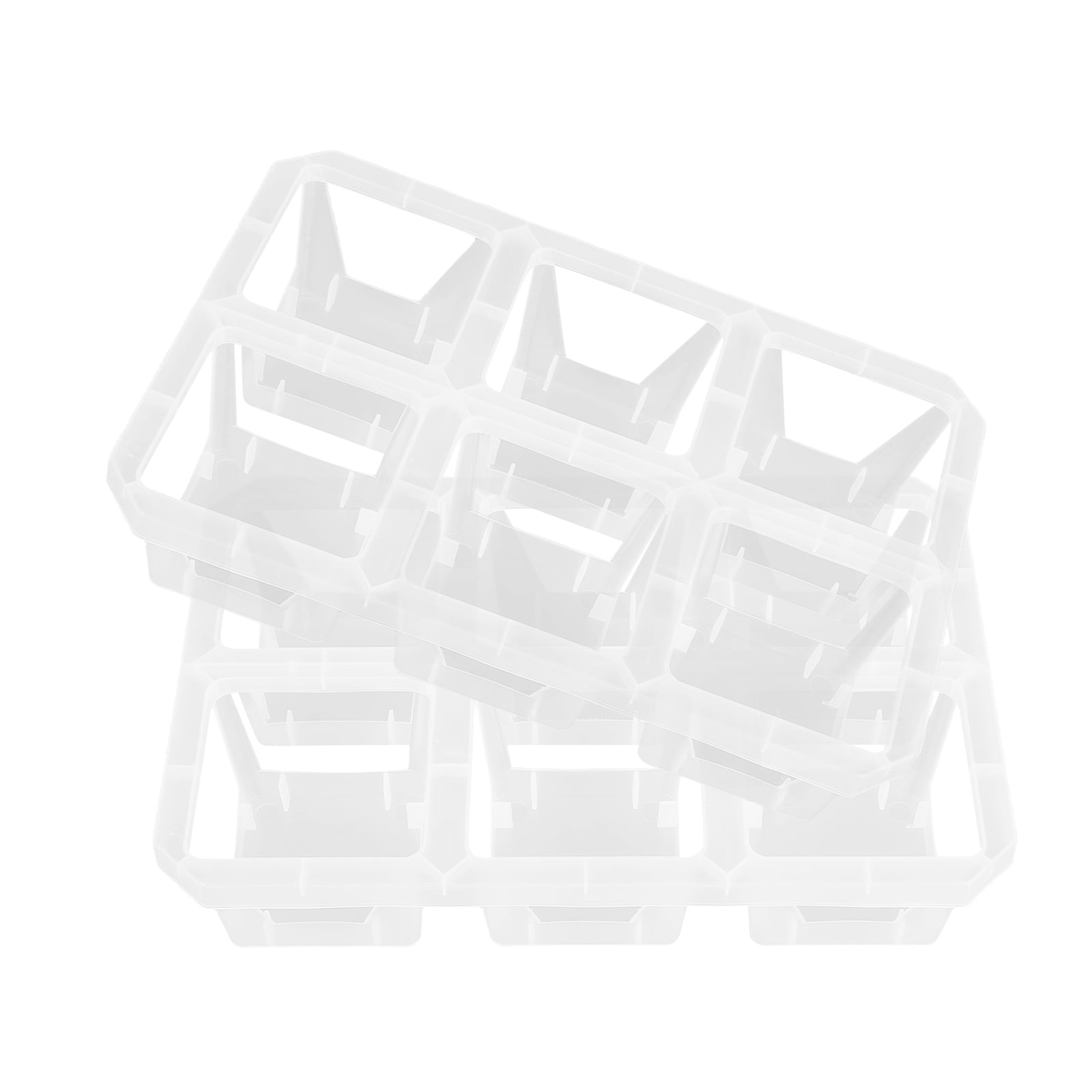 Zehuanyu 2 Pcs Plastic Grid Plant Stand Indoor Garden Miniature ...