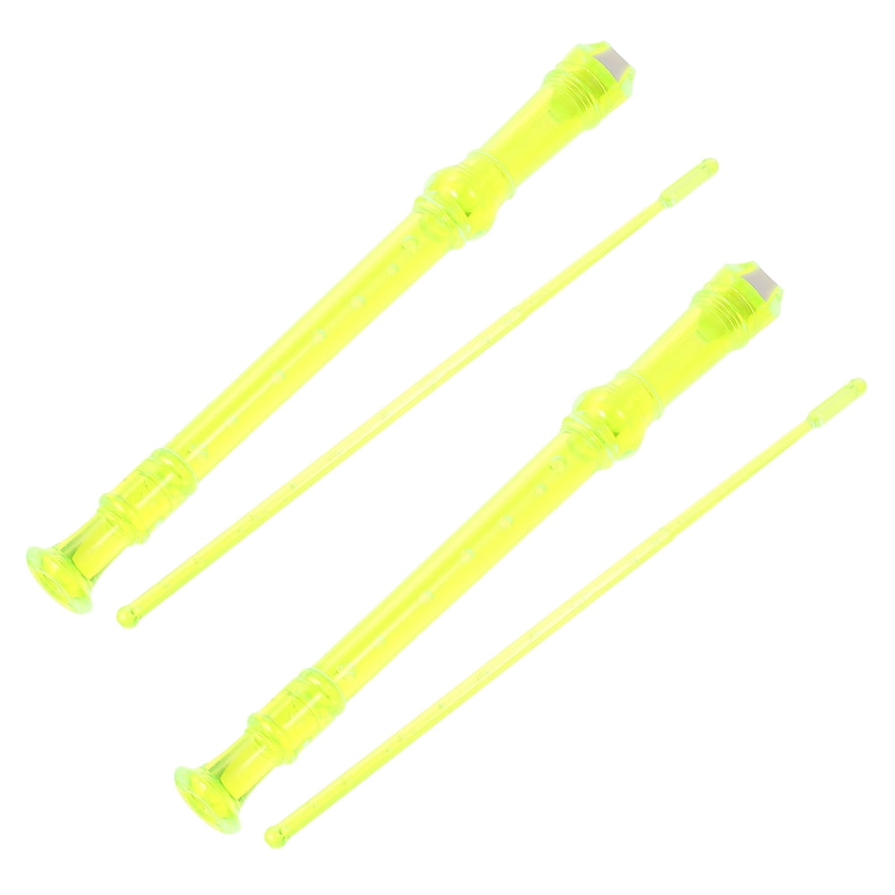 HEMOTON Yellow Resin Kids Soprano Recorder for Beginners with Exquisite ...