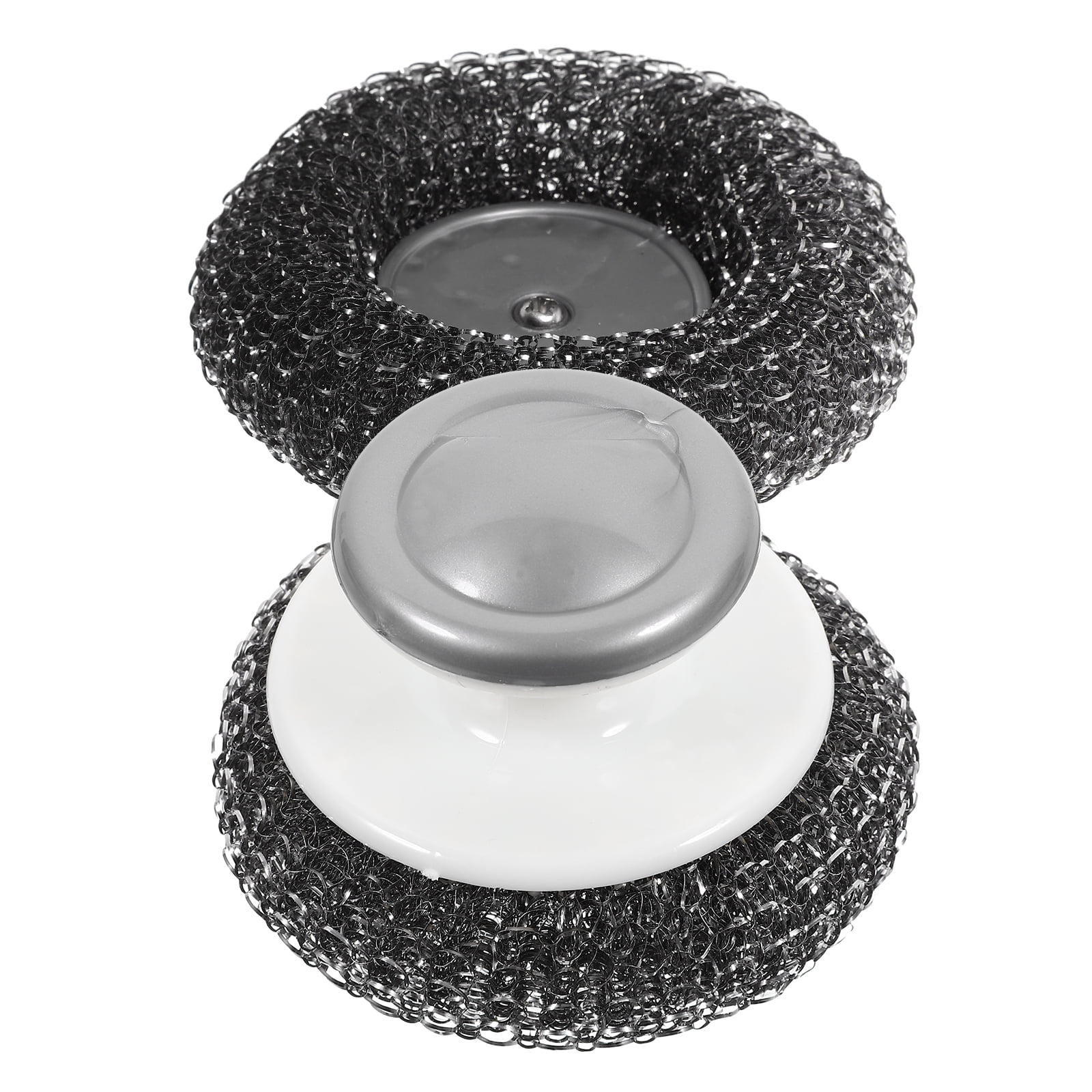 Zehuanyu 2 Pcs Steel Ball Brush Deck for Scrubbing Heavy Duty Kitchen ...