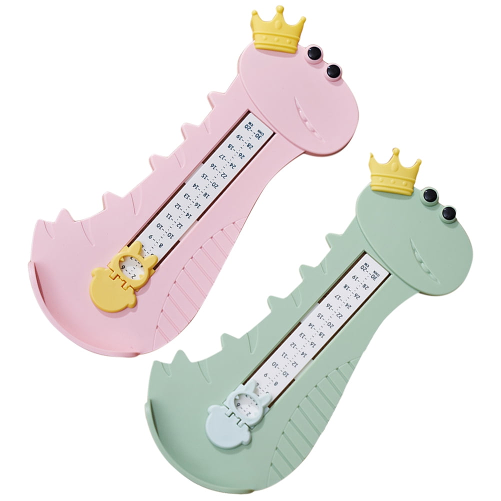 EXHUMKY Foot Measure Tool Pink 2Pcs 11.59X5.11X0.39In - Walmart ...