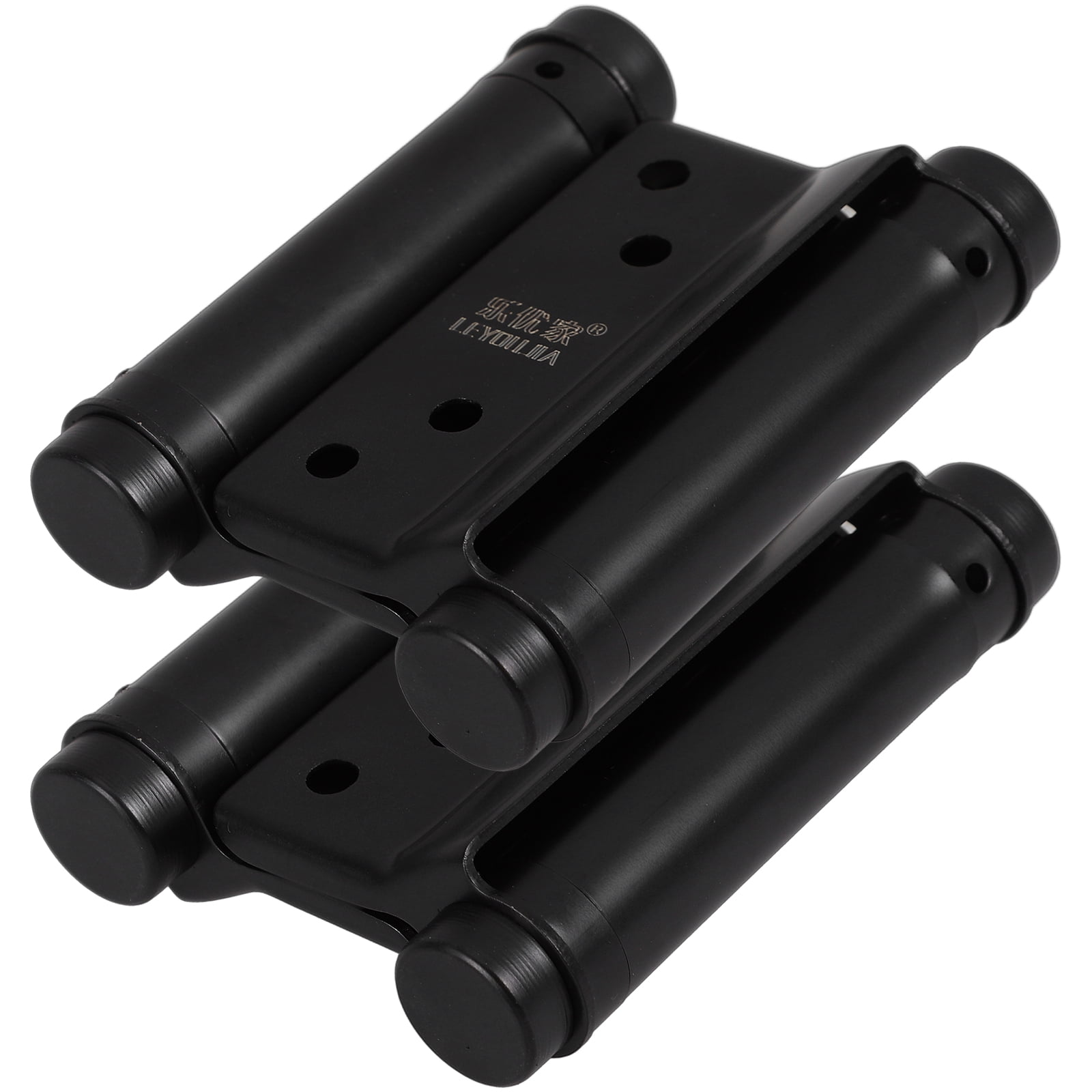 Zehuanyu 2 Pcs Two-way Free Door Hinge Heavy Duty Saloon Hinges Black ...
