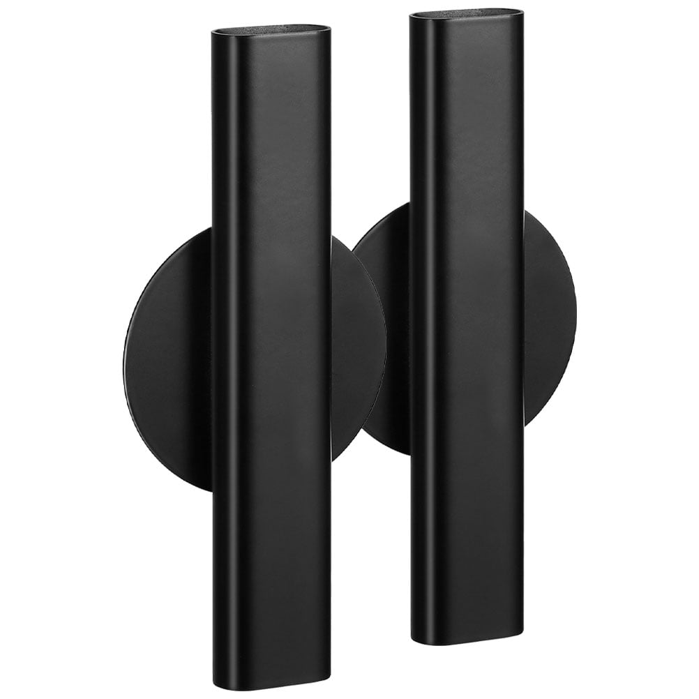 Zehuanyu 2 Pcs Wall Flower Display Tube Metal Vase Decor Tubes Living ...