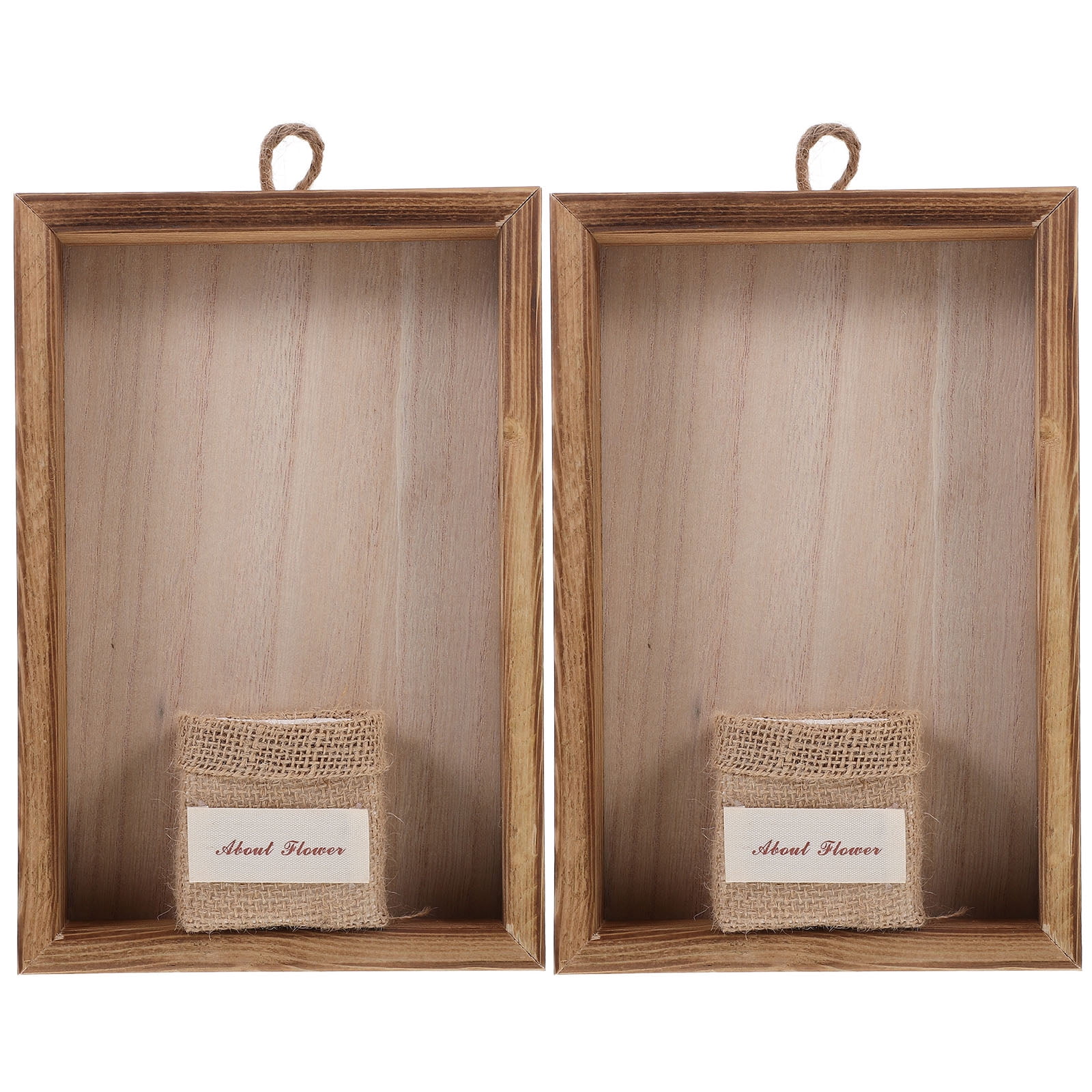 Zehuanyu 2 Pcs Wall Hanging Photo Frame Flower Pot Artificial Saucer ...