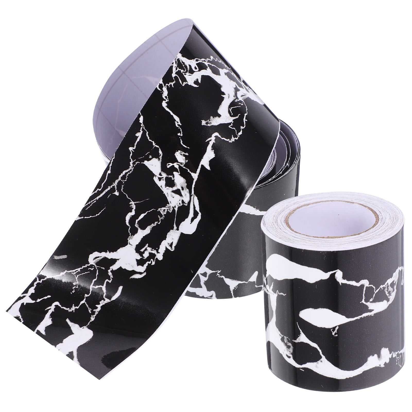 Zehuanyu 2 Rolls Caulk Ceiling Tile Baseboard 500.00X5.00X0.01CM Black ...