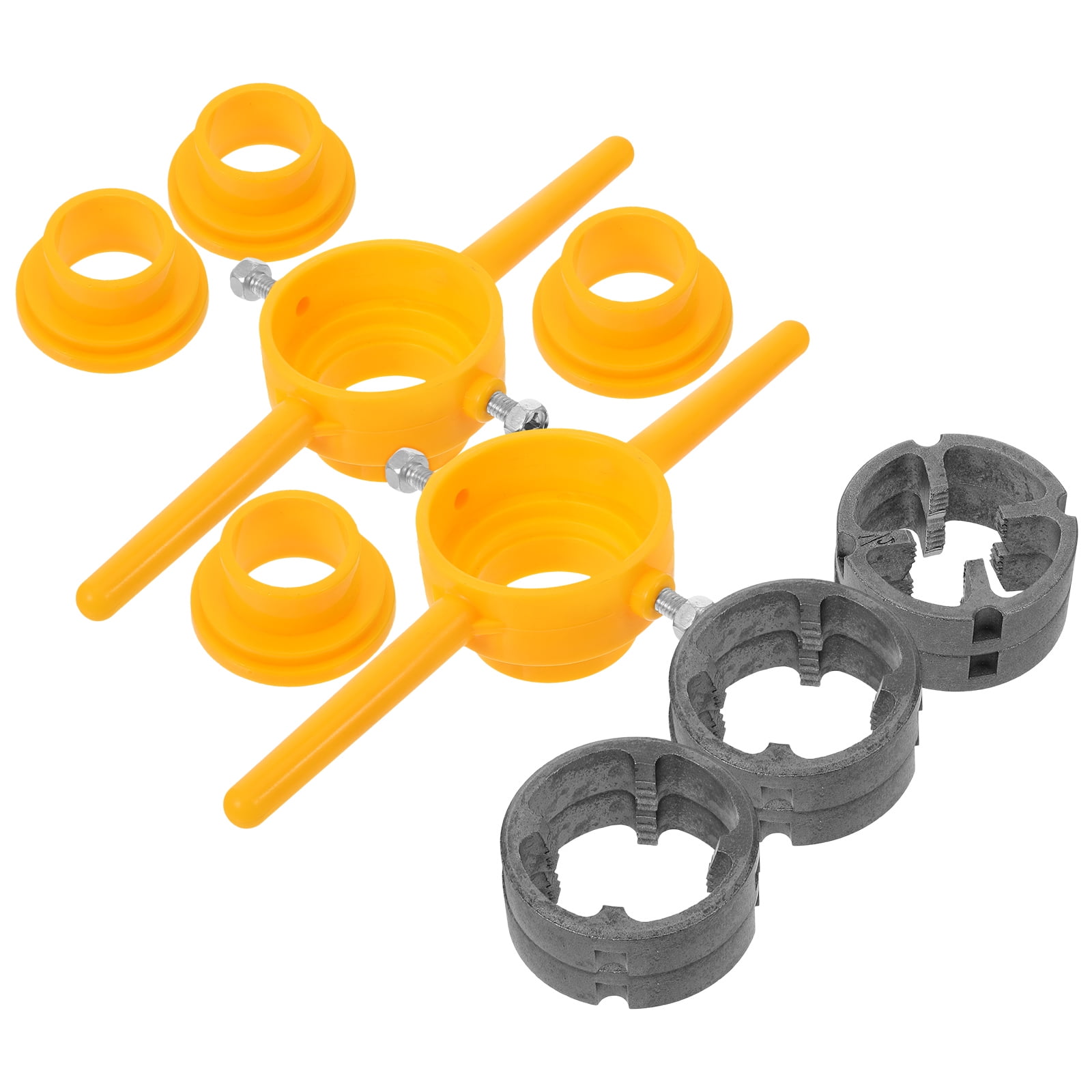 Zehuanyu 2 Sets Pipe Threading Machine Plumbing Threading Kit Pipe ...