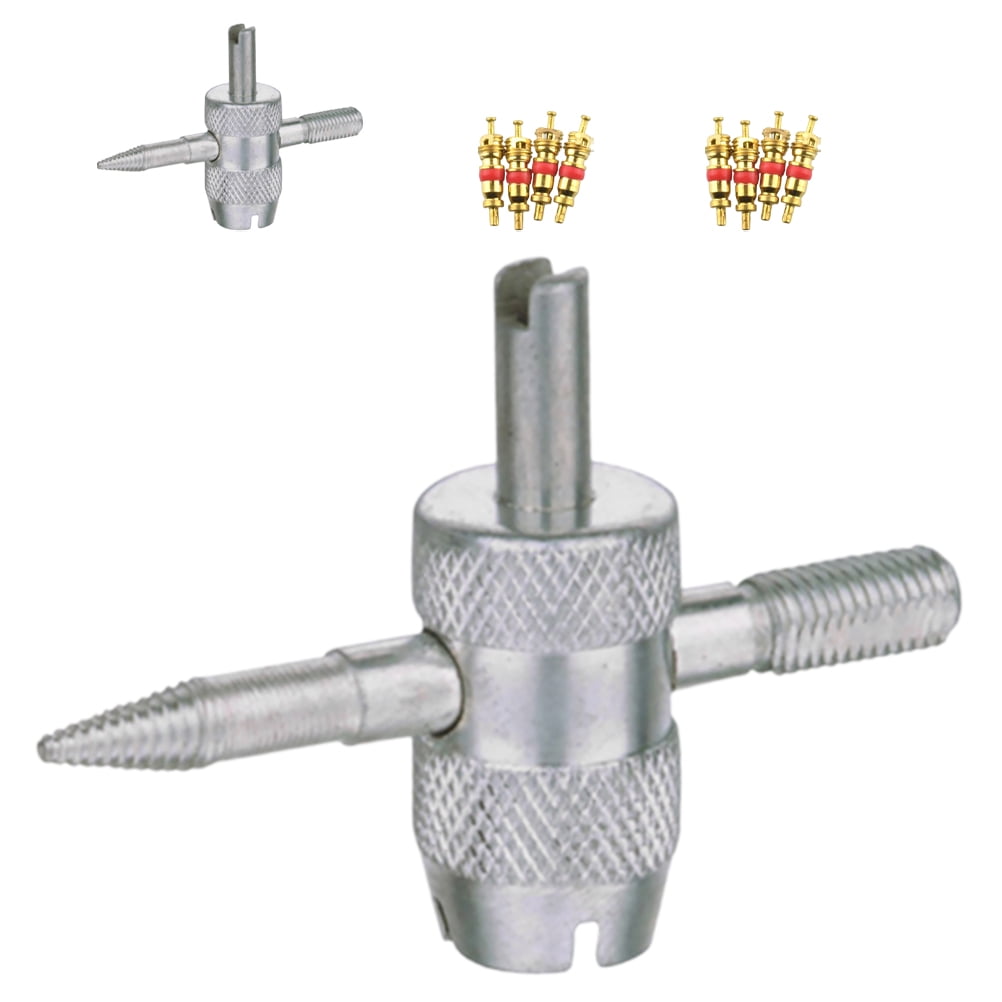Zehuanyu 2 Sets Tire Valve Tools 4-in-1 Valve Core Tool Multifunctional ...