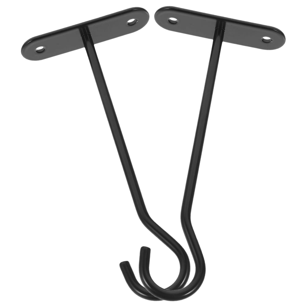 Zehuanyu 2 Sets Wall-mounted Ceiling Hooks Metal Flower Pot Hooks ...