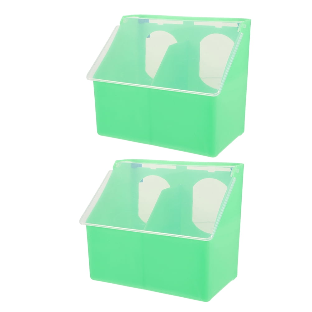 Zehuanyu 2 pcs Versatile Pigeon Feeder With Cover Dual Hole Hanging ...