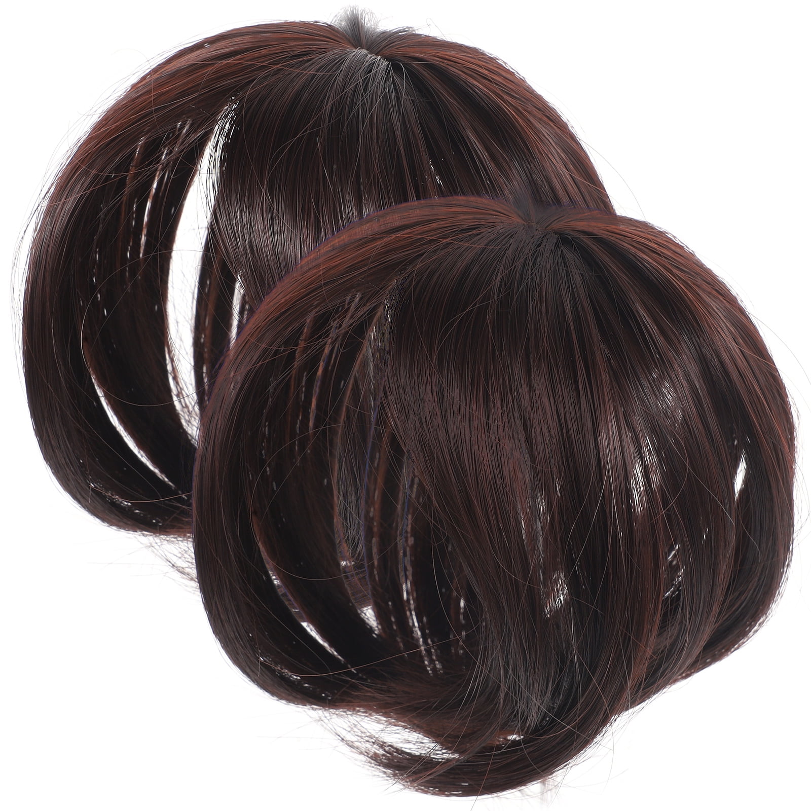 Zehuanyu 2 pcs Women Hairpiece Wigs Top of the Head Wiglet Hairpiece ...