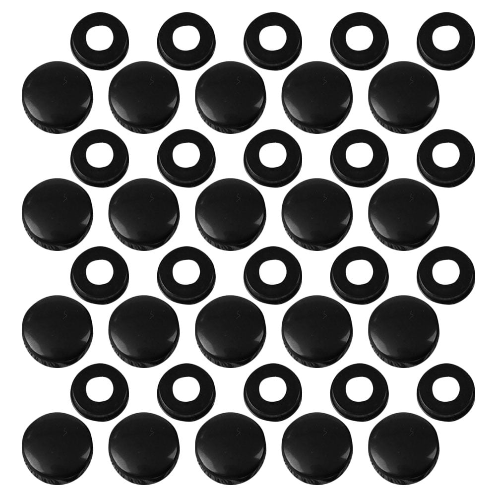 20 Pairs Plastic License Plate Screws for Replacement Fixing ...