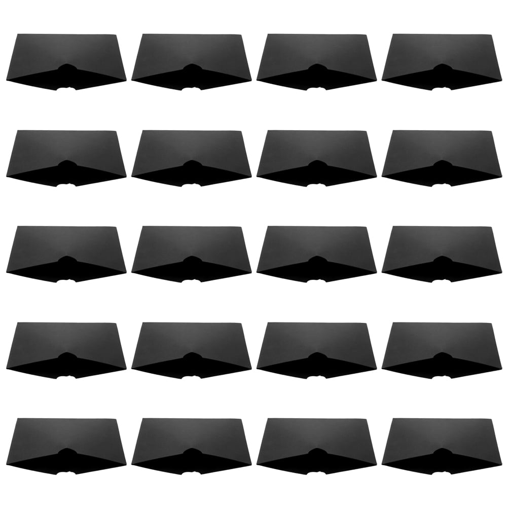 Zehuanyu 20 Pcs CD Paper Bag Dvd Storage Case Sleeves Envelopes Black ...
