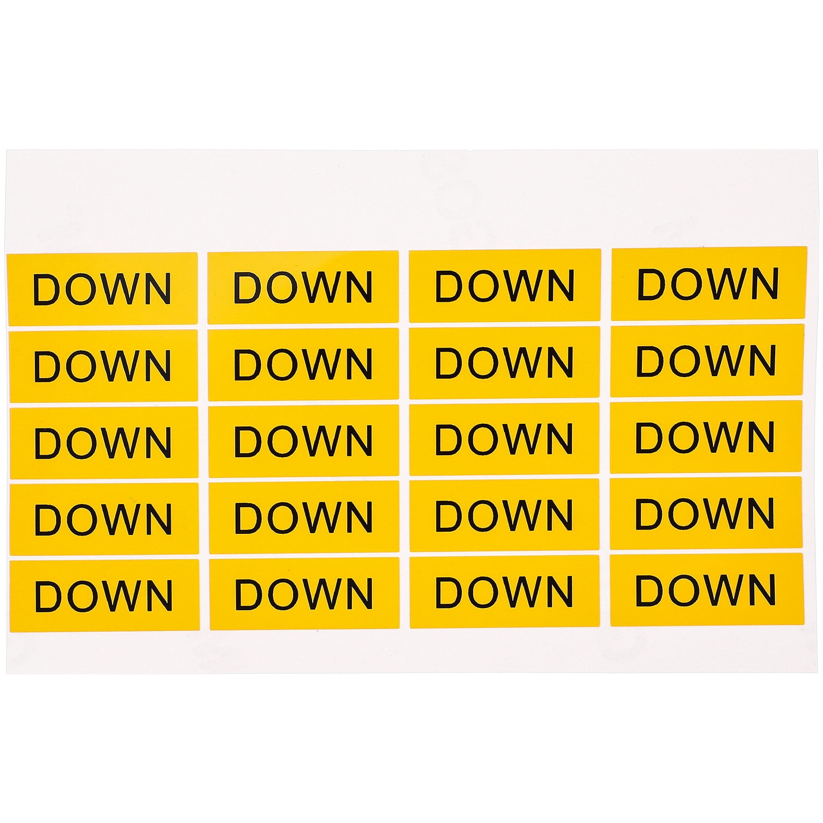 Zehuanyu 20 Pcs Do Not Enter Tape Safety Signs for Workplace Stickers ...