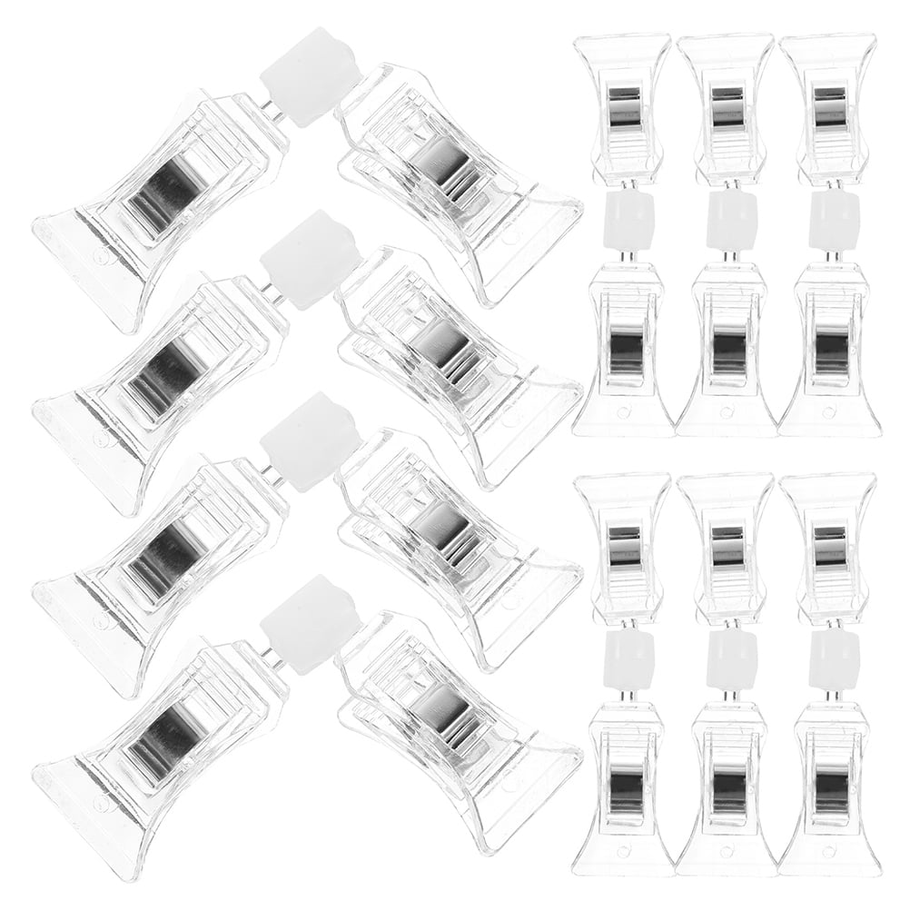 Zehuanyu 20 Pcs Double-sided Clip Products Double-headed Logo ...
