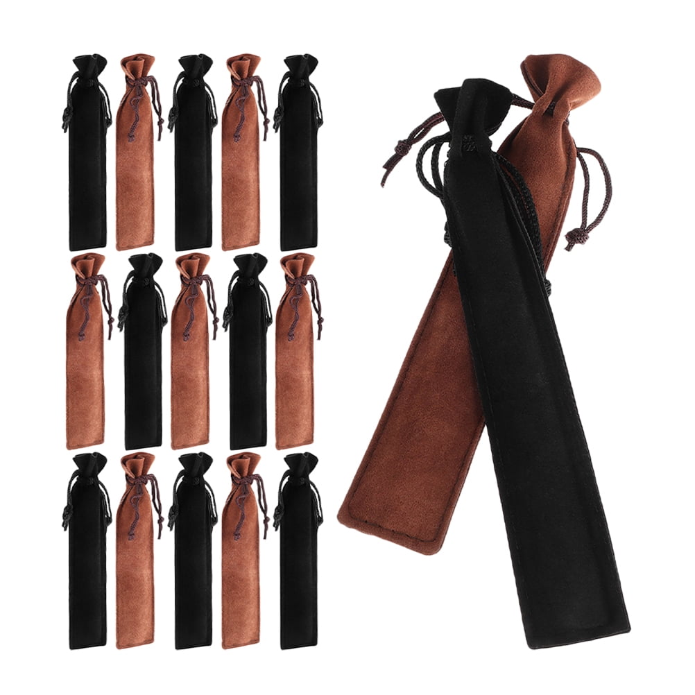 Zehuanyu 20 Pcs Drawstring Pen Bags Pouches Recurve Tiny Gold Frames ...