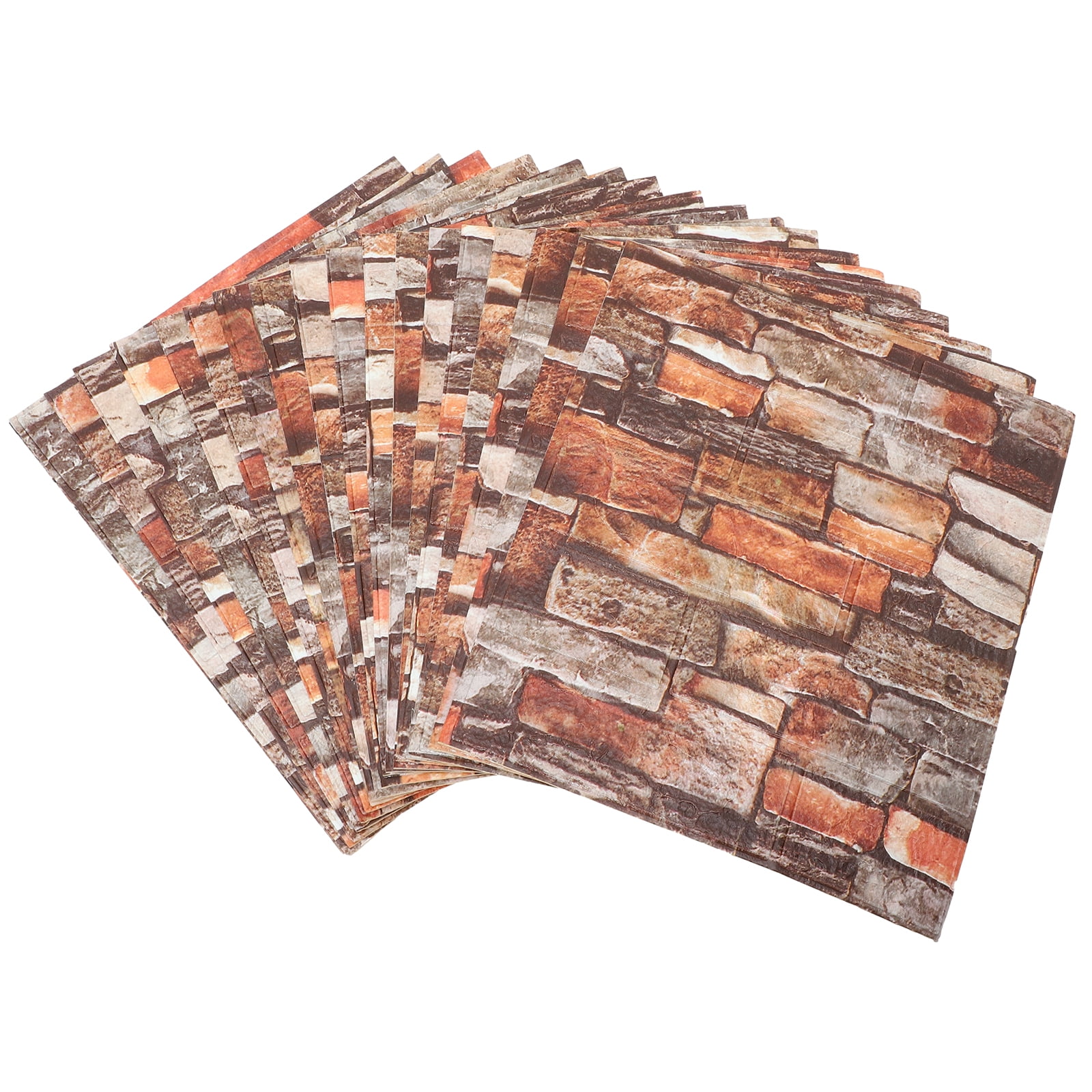 Zehuanyu 20 Pcs Fish Pool Tiles Simulated Rock Chip Wallpaper - Walmart.com