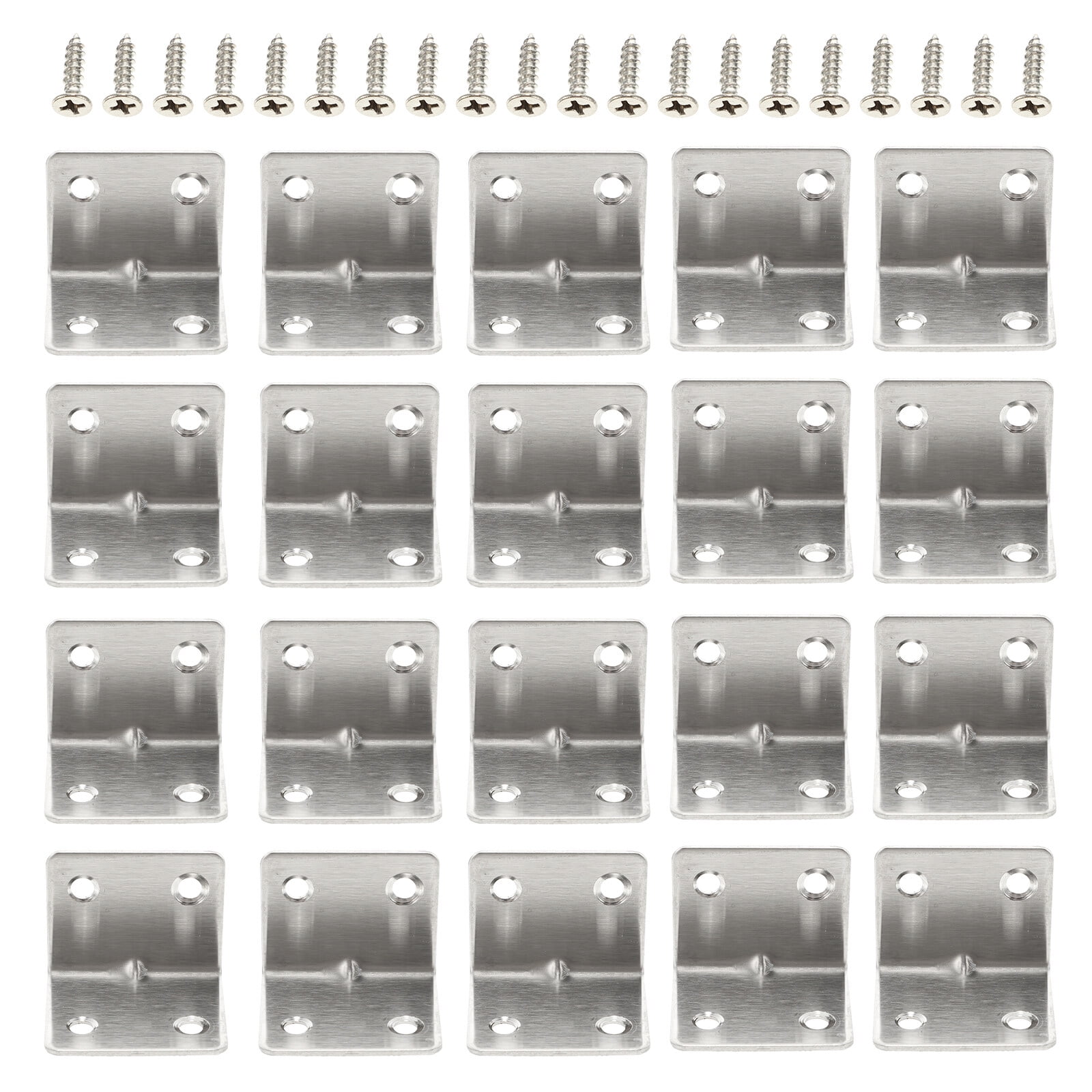 Zehuanyu 20 Pcs L Shape Bracket Right Angle Fastener Connector Wire ...