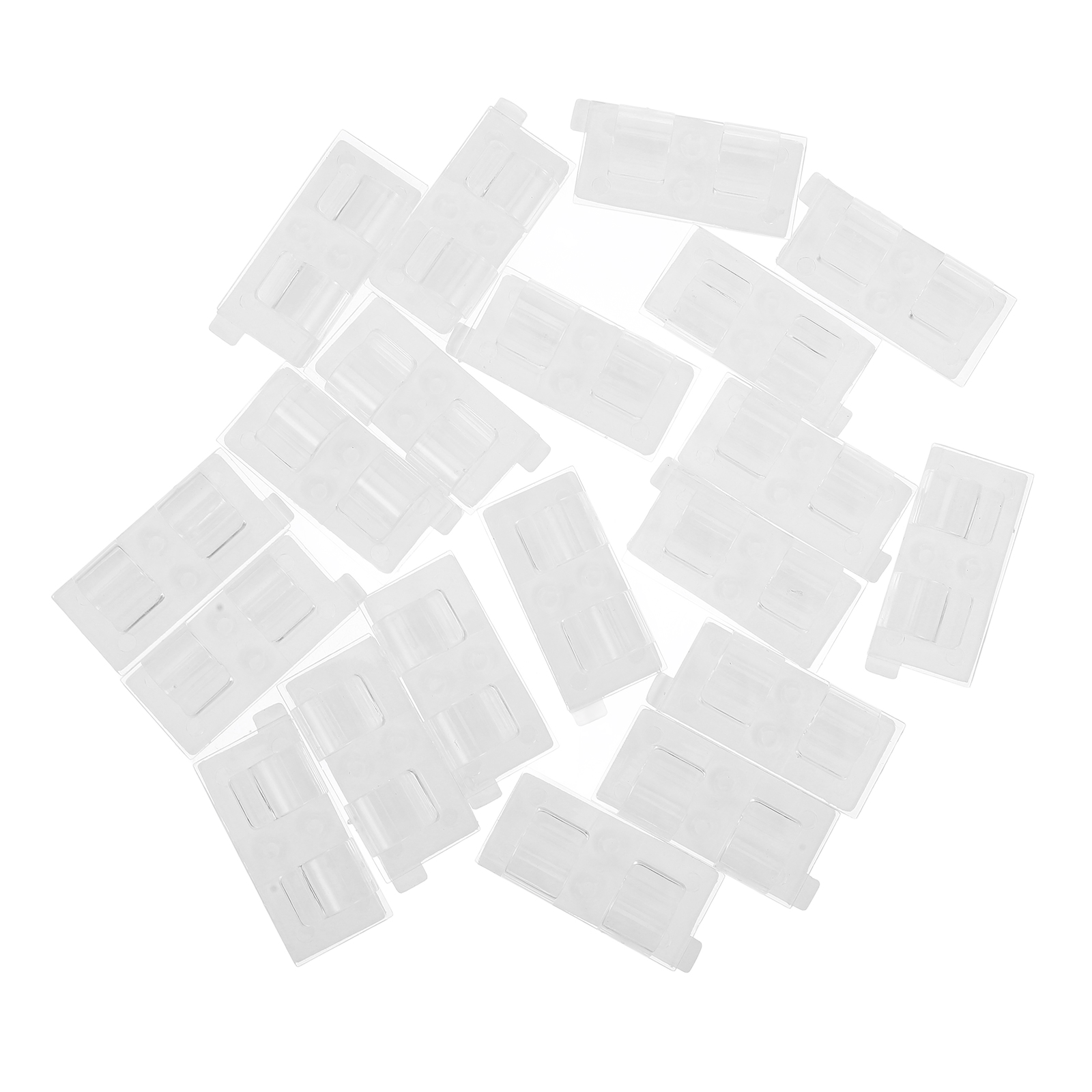 Zehuanyu 20 Pcs Outdoor String Light Hooks 4.60X2.20X0.90CM Transparent ...