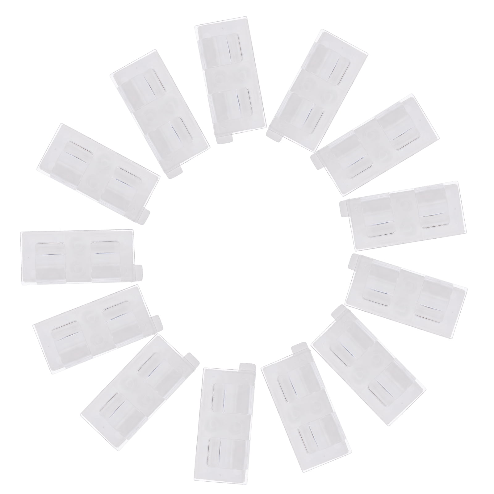 Zehuanyu 20 Pcs Outdoor String Light Hooks 4.60X2.20X0.90CM Transparent ...