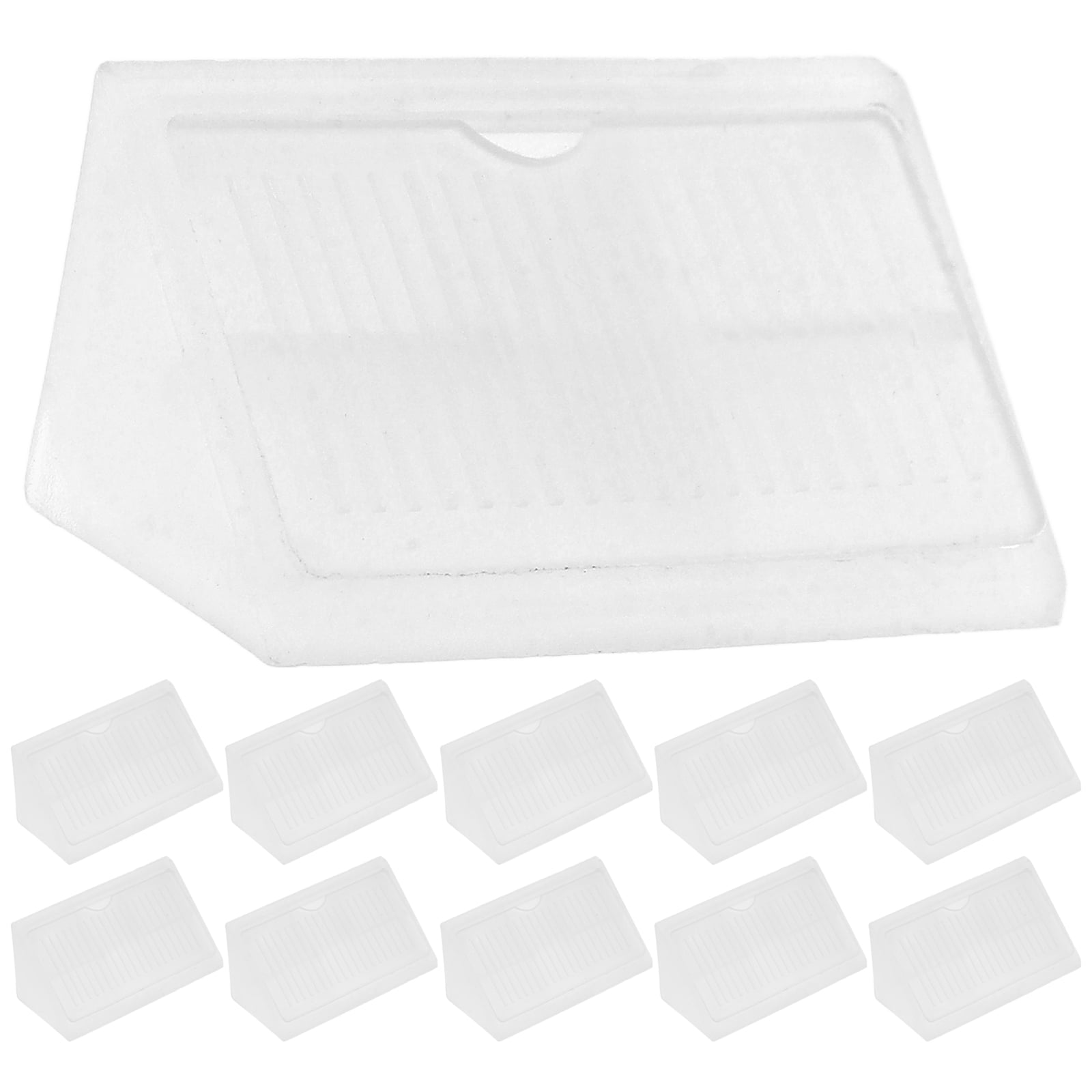 Zehuanyu 20 Pcs Plastic Corner Braces LED Strip Light Clips Storage ...