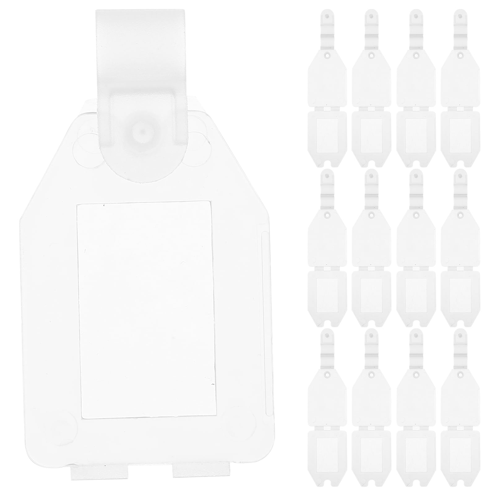 Zehuanyu 20 Pcs Price Holder Sign Display Stand Freezer Labels Shelf ...