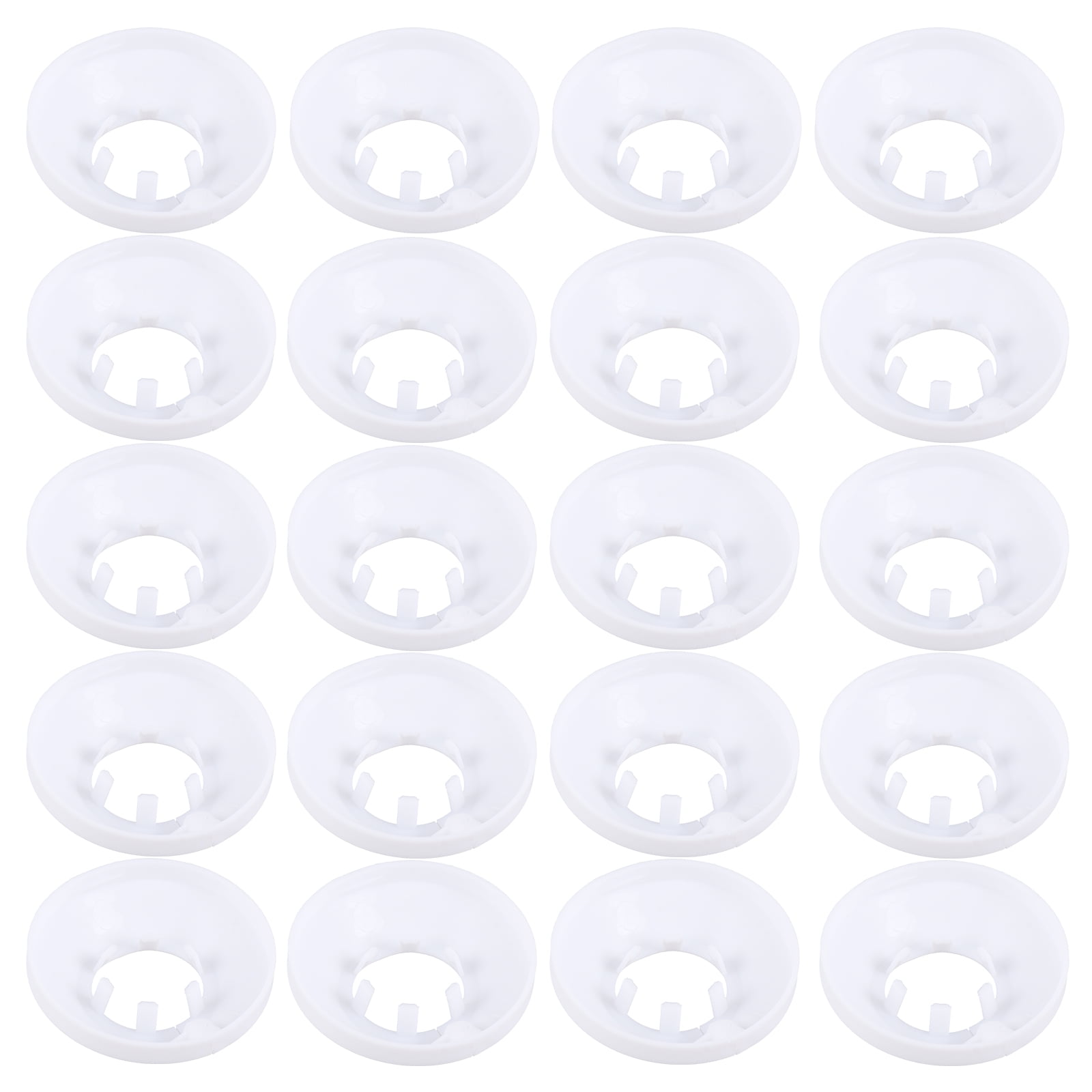 Zehuanyu 20 Pcs Sink Hole Cover Pipe Cover Drain Line Cover 5X5CM White ...