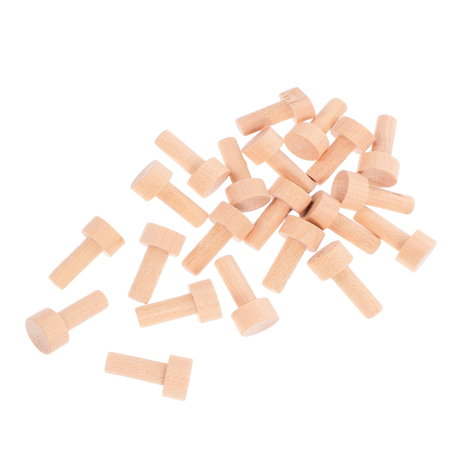 Zehuanyu 20 Pcs Small Circle Fastener Dots Solid Wood Dowels Child ...