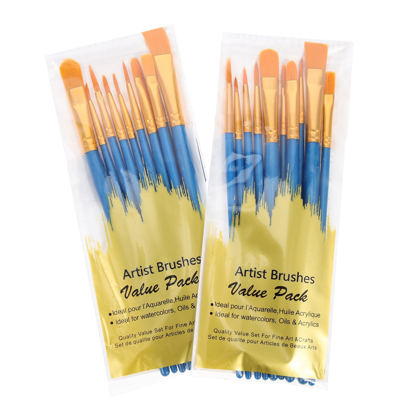 Zehuanyu 20 Pcs Small Paint Brush Miniature Oil Set Paintbrushes for ...