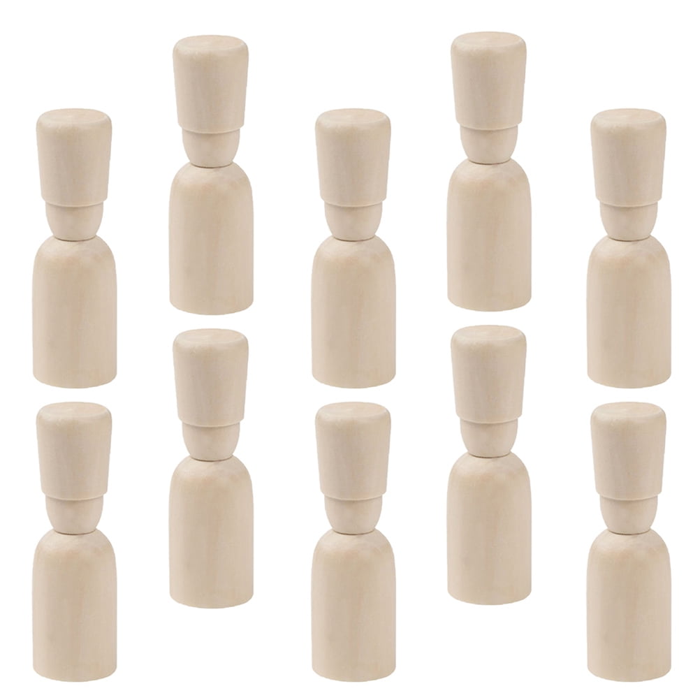 RENACLIPY DIY Drawing Wooden Puppets Beige Creative Art Projects ...