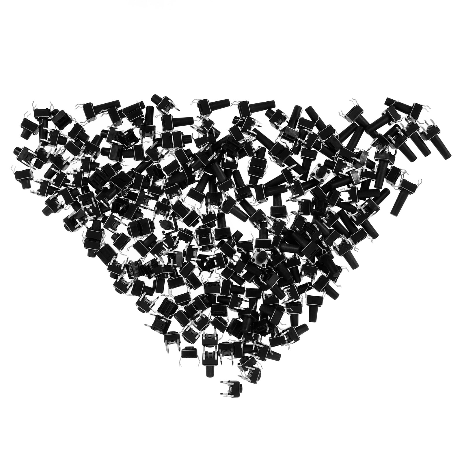 Zehuanyu 200 Pcs Micro Momentary Tactile Push Button Switch Kit Button ...