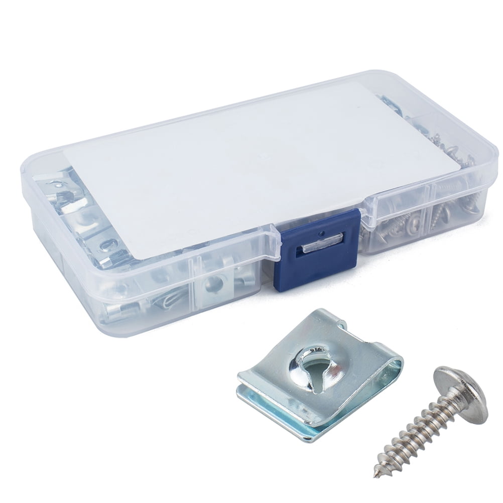 Zehuanyu 200 Pcs White Screws Decals for Truck Bonnet Manganese Steel ...