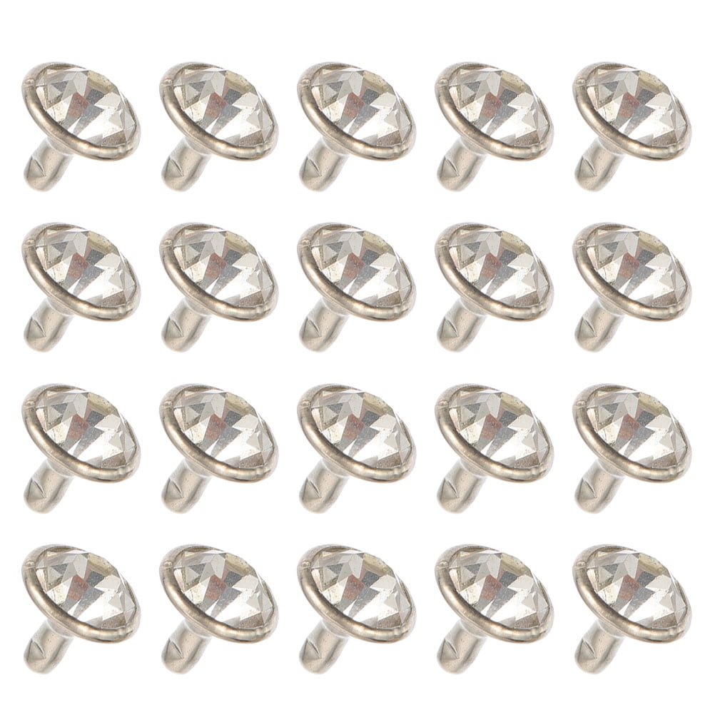 Zehuanyu 200 Sets Shoe Rivets Diamond Stud Rivets Decorative Clothing ...