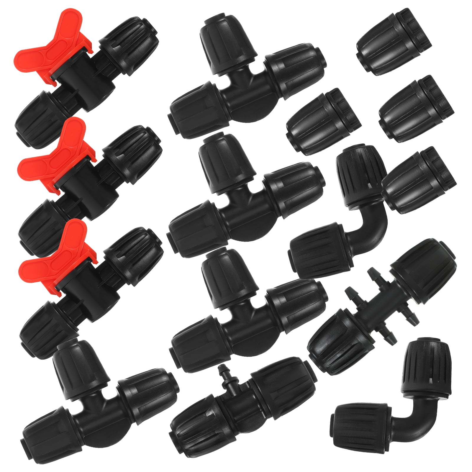 Zehuanyu 20Pcs Hose Connectors Drip Irrigation Fittings Garden Hose ...