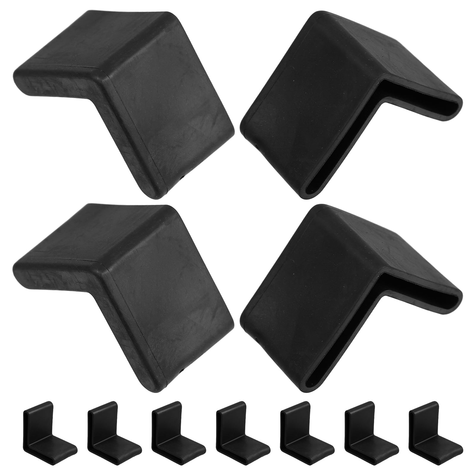 Zehuanyu 20Pcs L Shaped PVC Angle Iron Caps for Bed Frame and Shelf ...