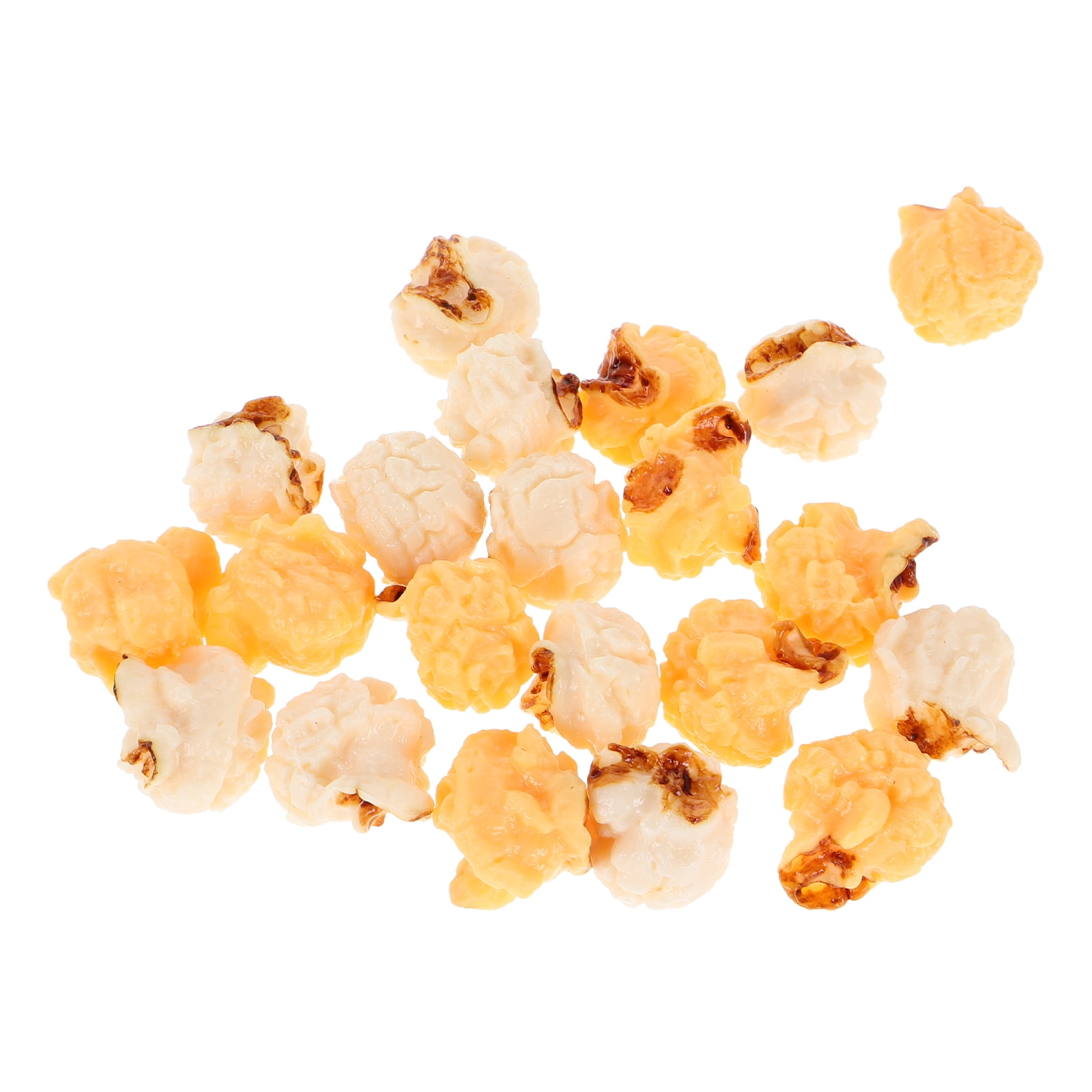 Zehuanyu 20ocs Miniature Fake Popcorn Artificial Popcorn Figurines PVC ...