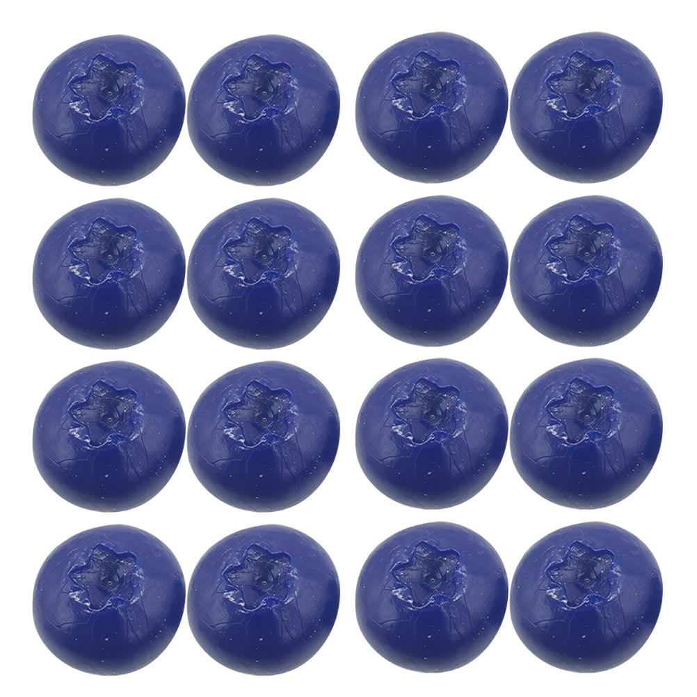 Zehuanyu 20pcs Artificial Fruits Fake Blueberry Model Kitchen Cabinet ...