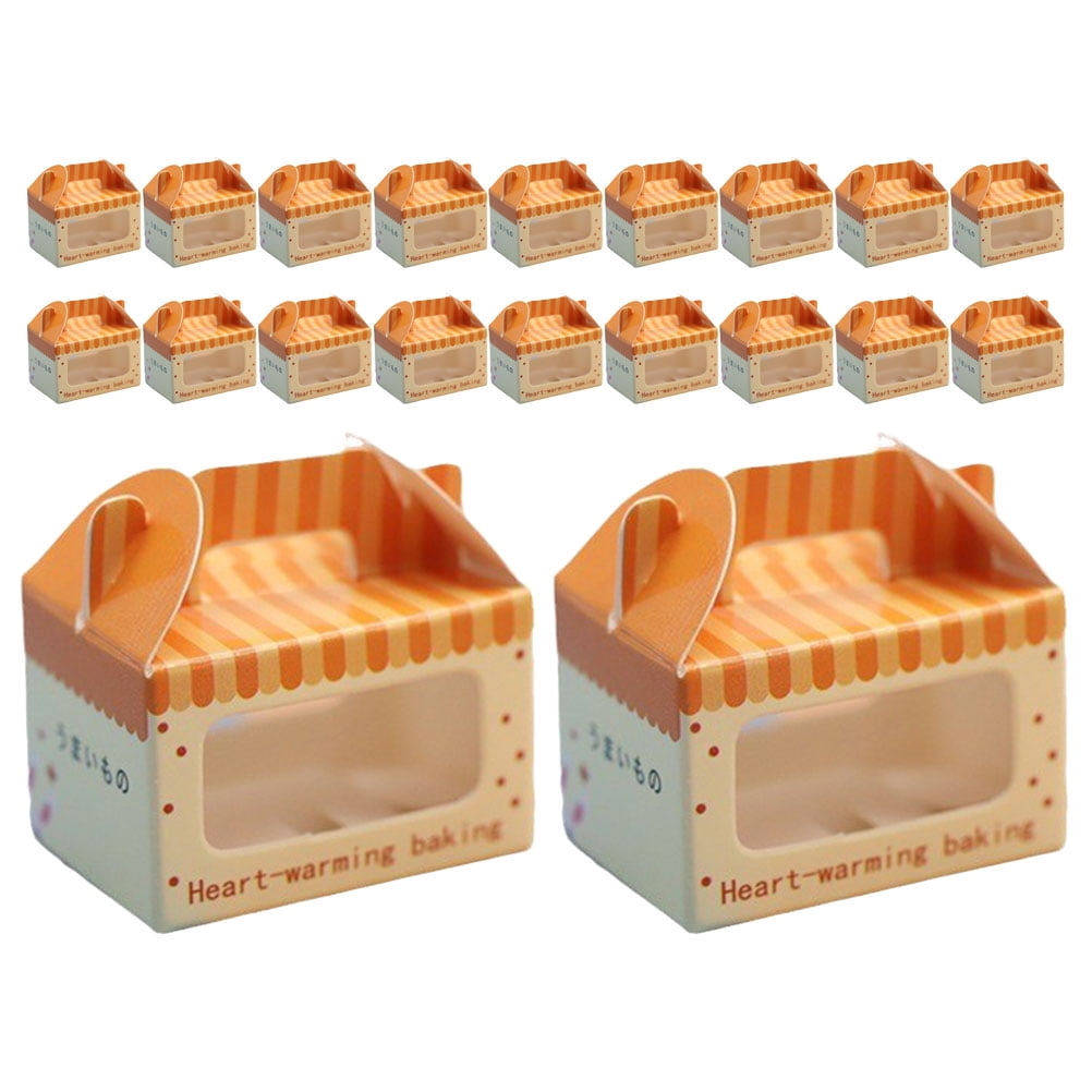 Zehuanyu 20pcs Scene Layout Dessert Boxes Fake Dessert Wrapping Box ...