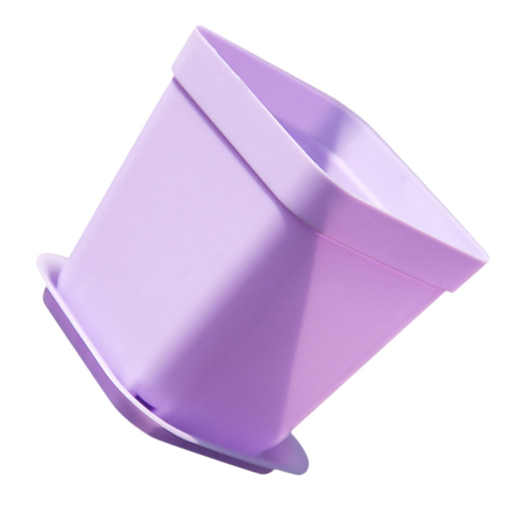 Zehuanyu 24 Pcs Boxes Small Square Flower Pot Plant Pot with Tray 7X7CM ...